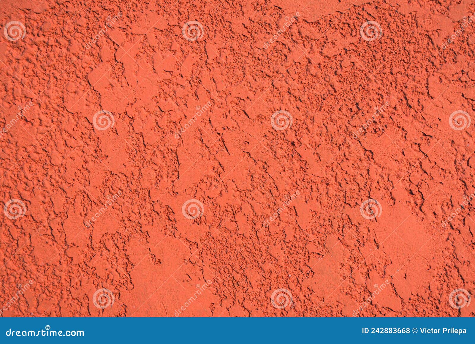 Close-up, Texture of a Facade Made of Decorative Red Plaster Stock ...