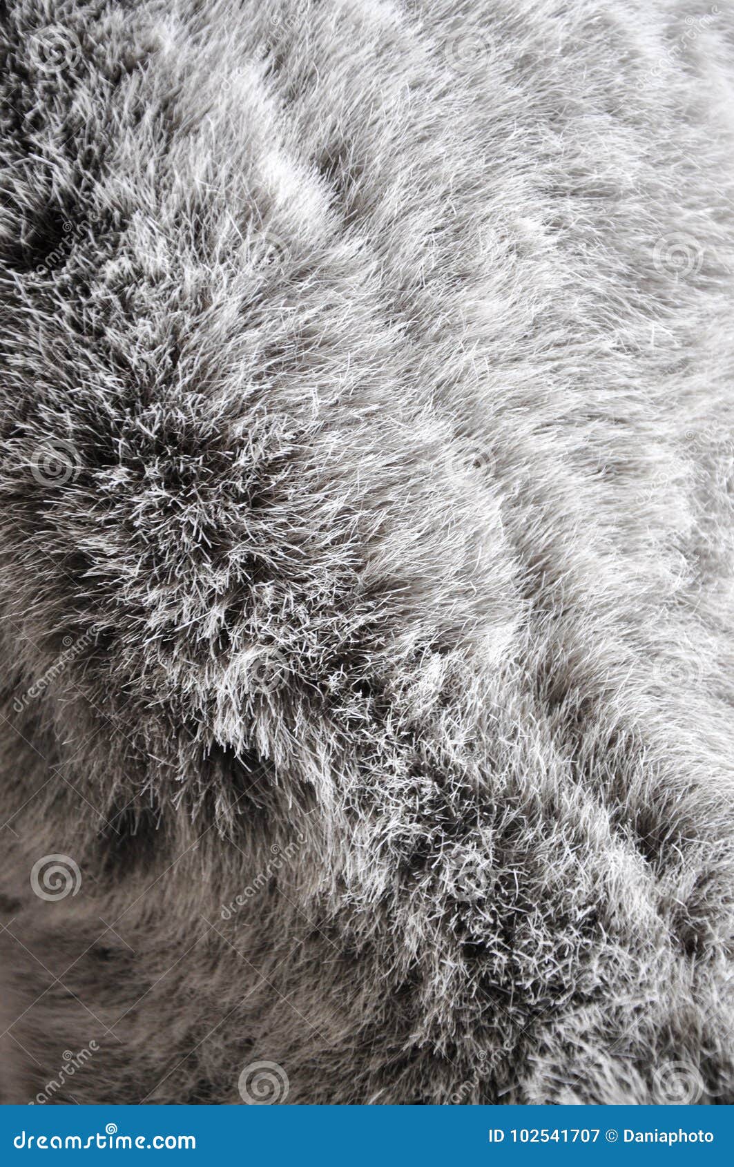Texture of Grey Puffy Fabric Stock Image - Image of blanket, hair ...