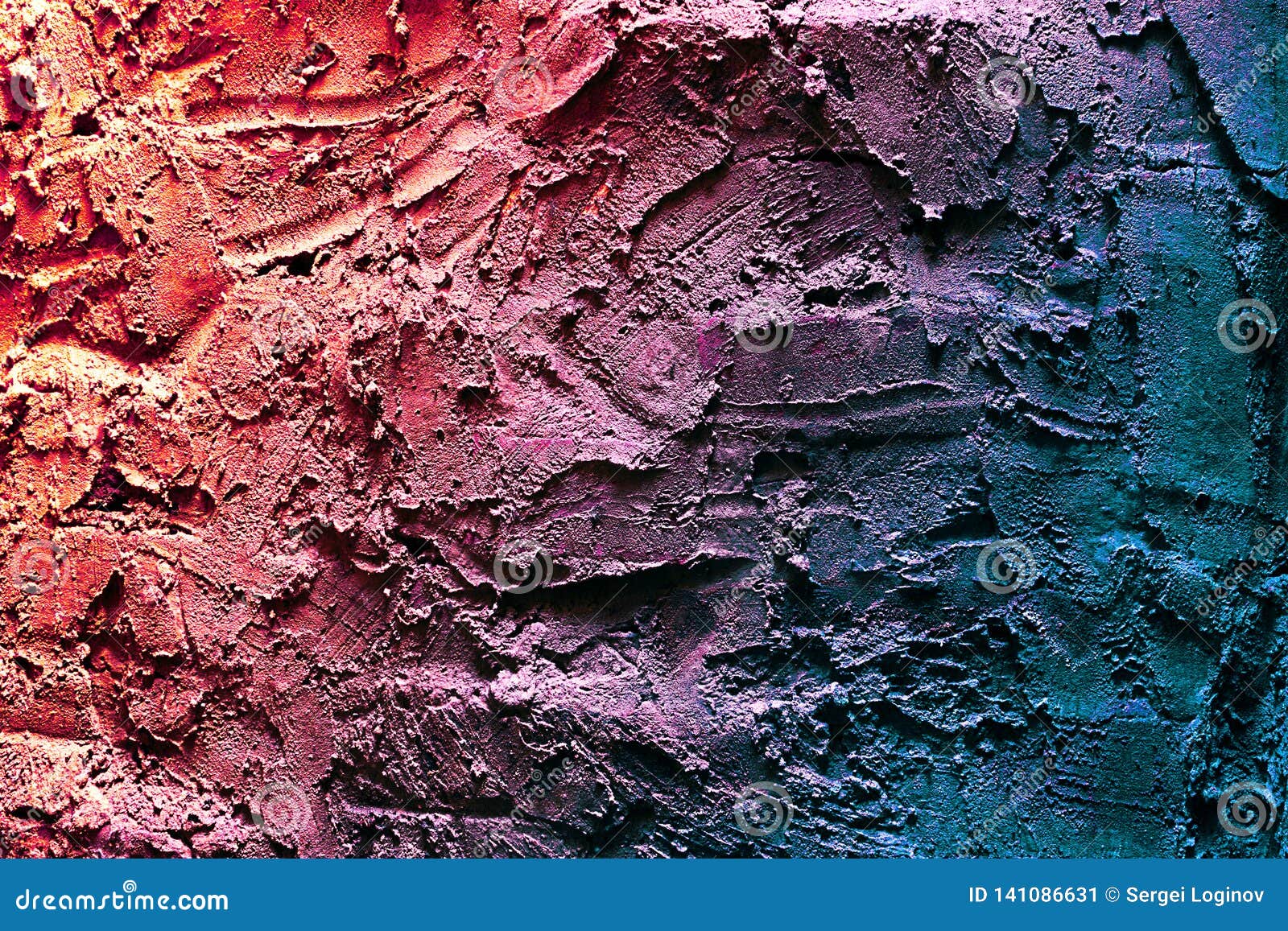 Close Up Texture of Multicolor Embossed Plaster on the Wall Stock Image ...