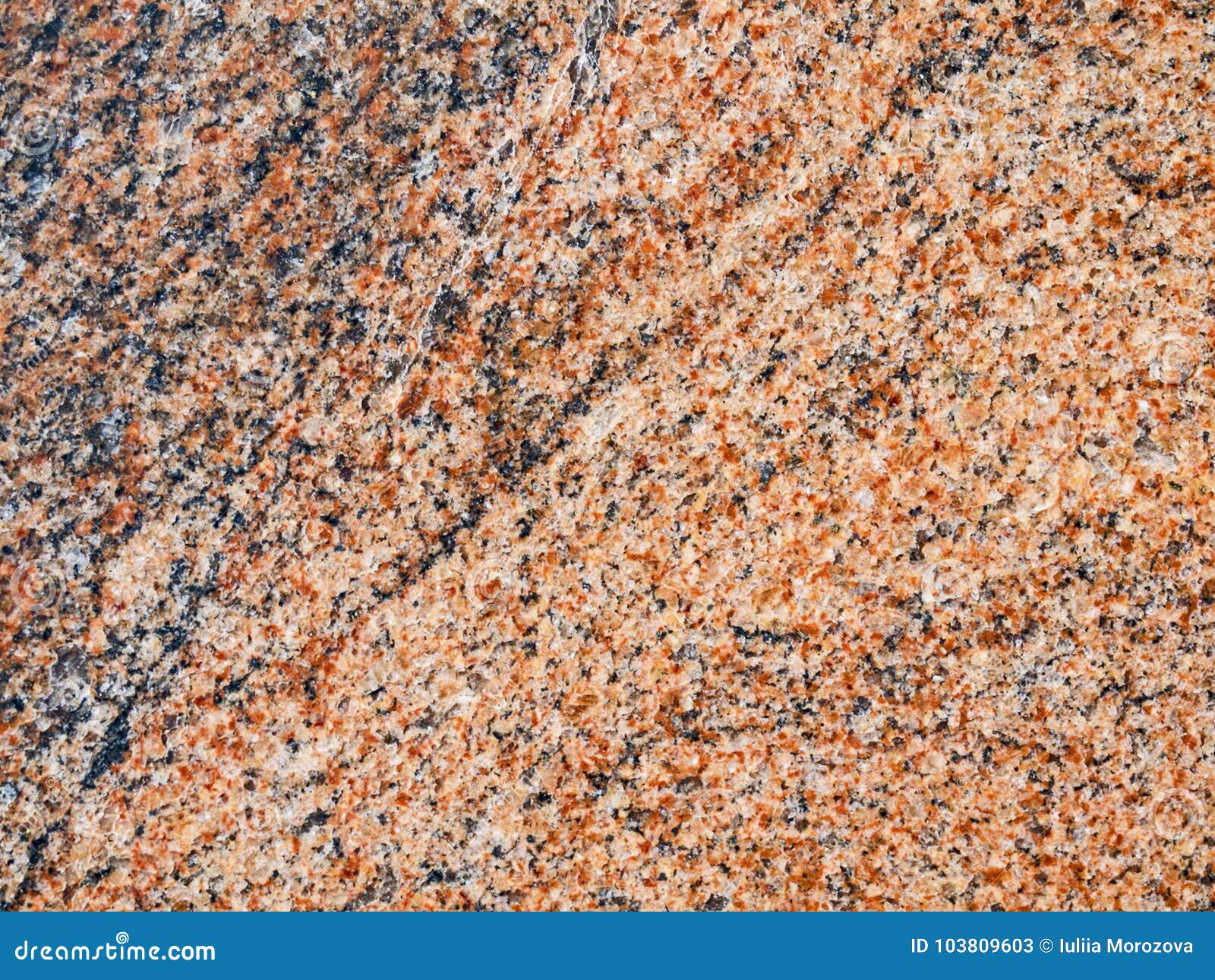 A Close-up of a Texture of a Polished Red Granite Rock Surface Stock ...