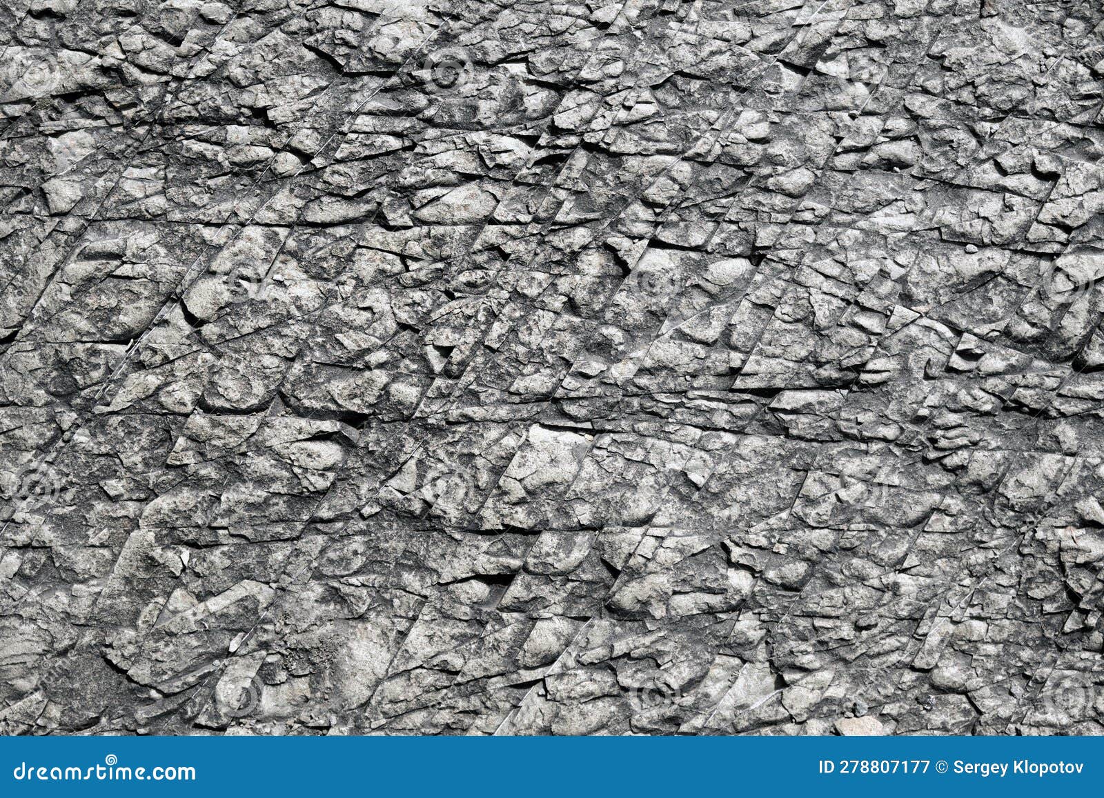 Close-up Texture Of A Rock Cut With Expressive Textures Of Stone And ...
