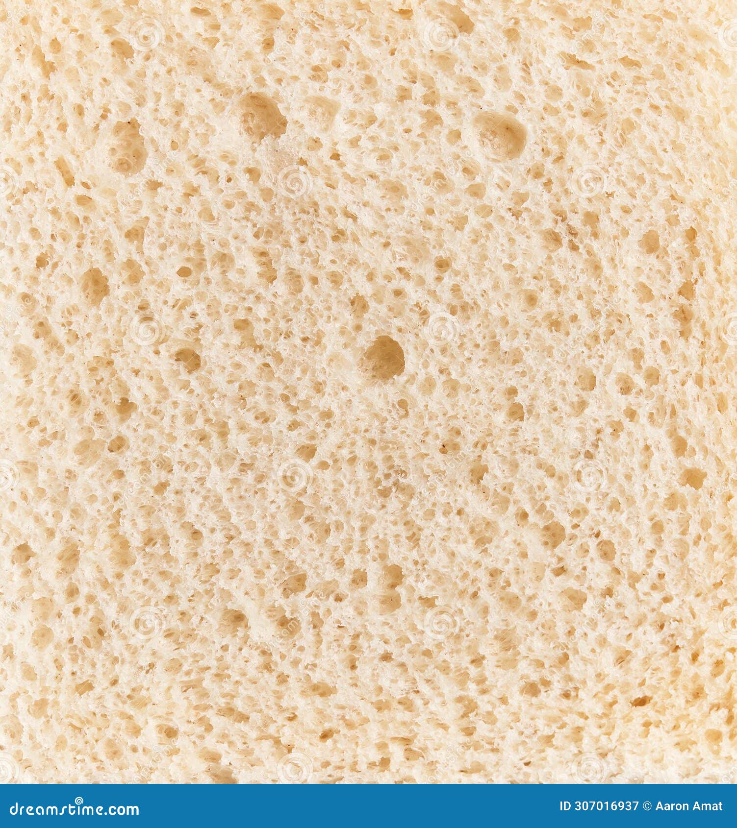 Close-up Texture of a Slice of White Bread Showcasing Its Porous ...