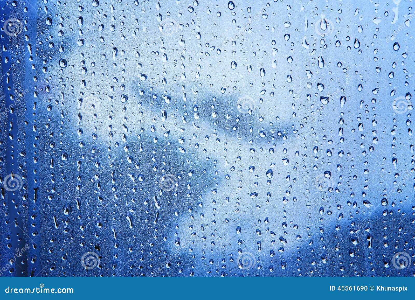 Blue Mirror Window Glass Thai Style Background Texture Stock ...