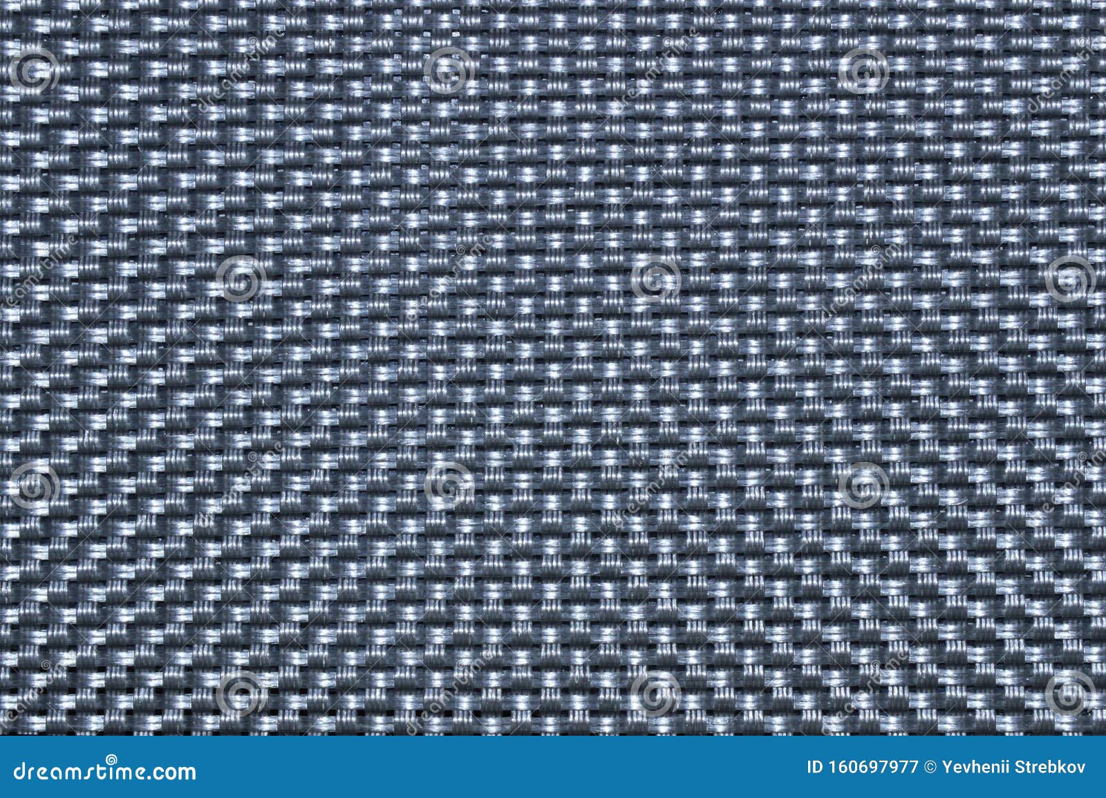 Close-up Texture of Weaving Plastic Coating in Blue Tone Stock Image ...