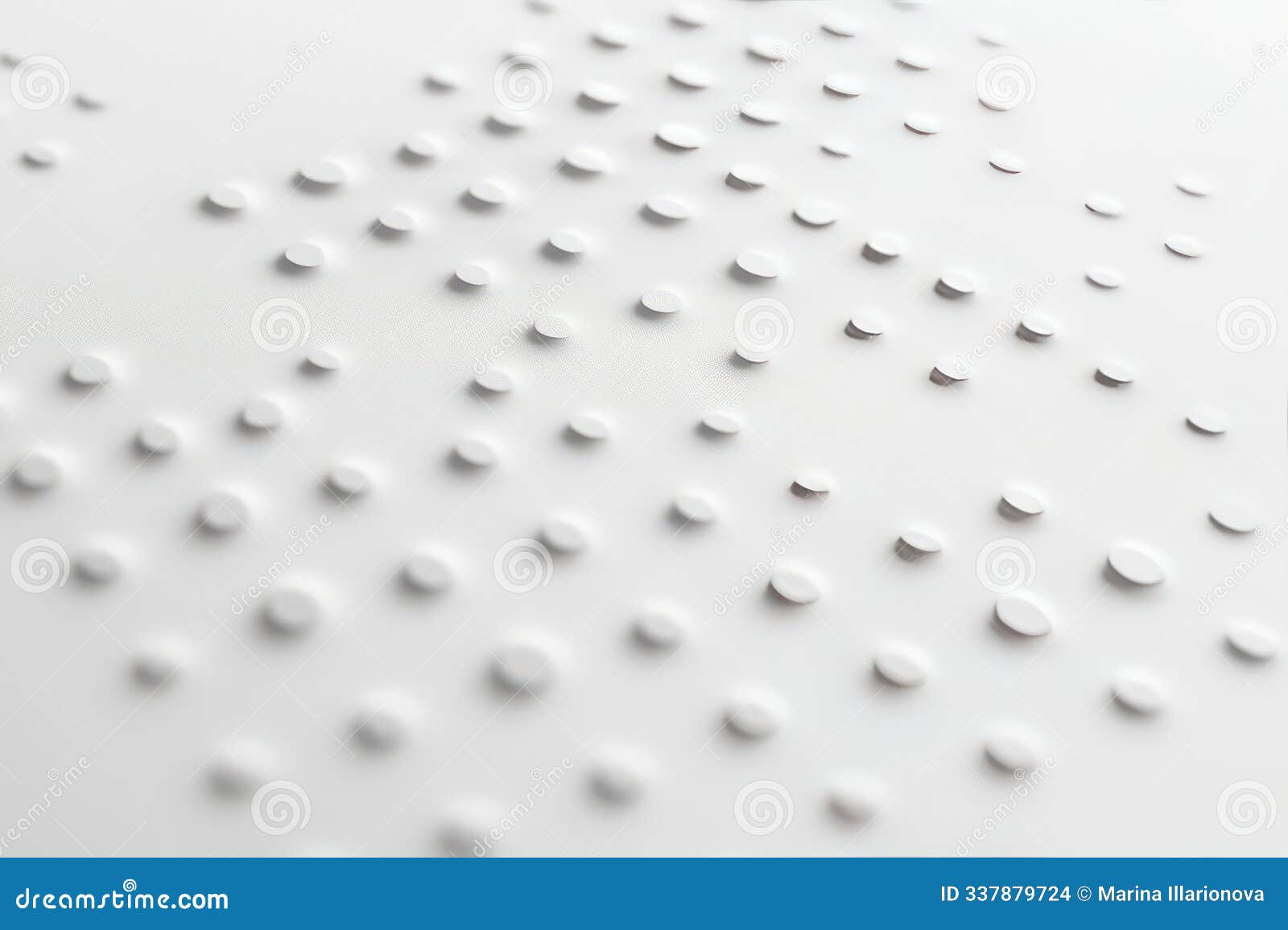 Close Up Texture White Dots Abstract Background. Some Braille Text on ...