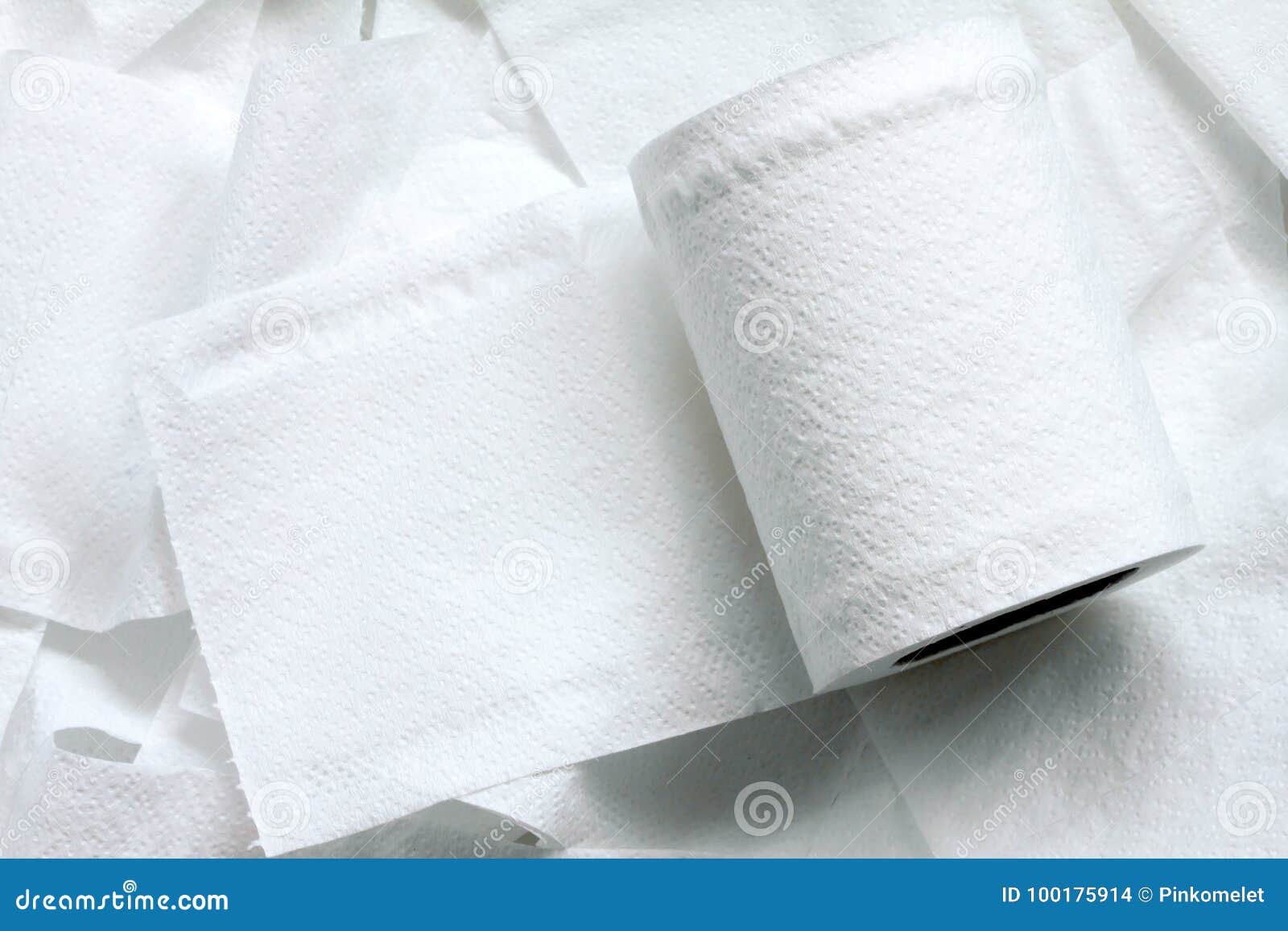 Close Up Texture of White Toilet Paper Roll Stock Photo - Image of ...