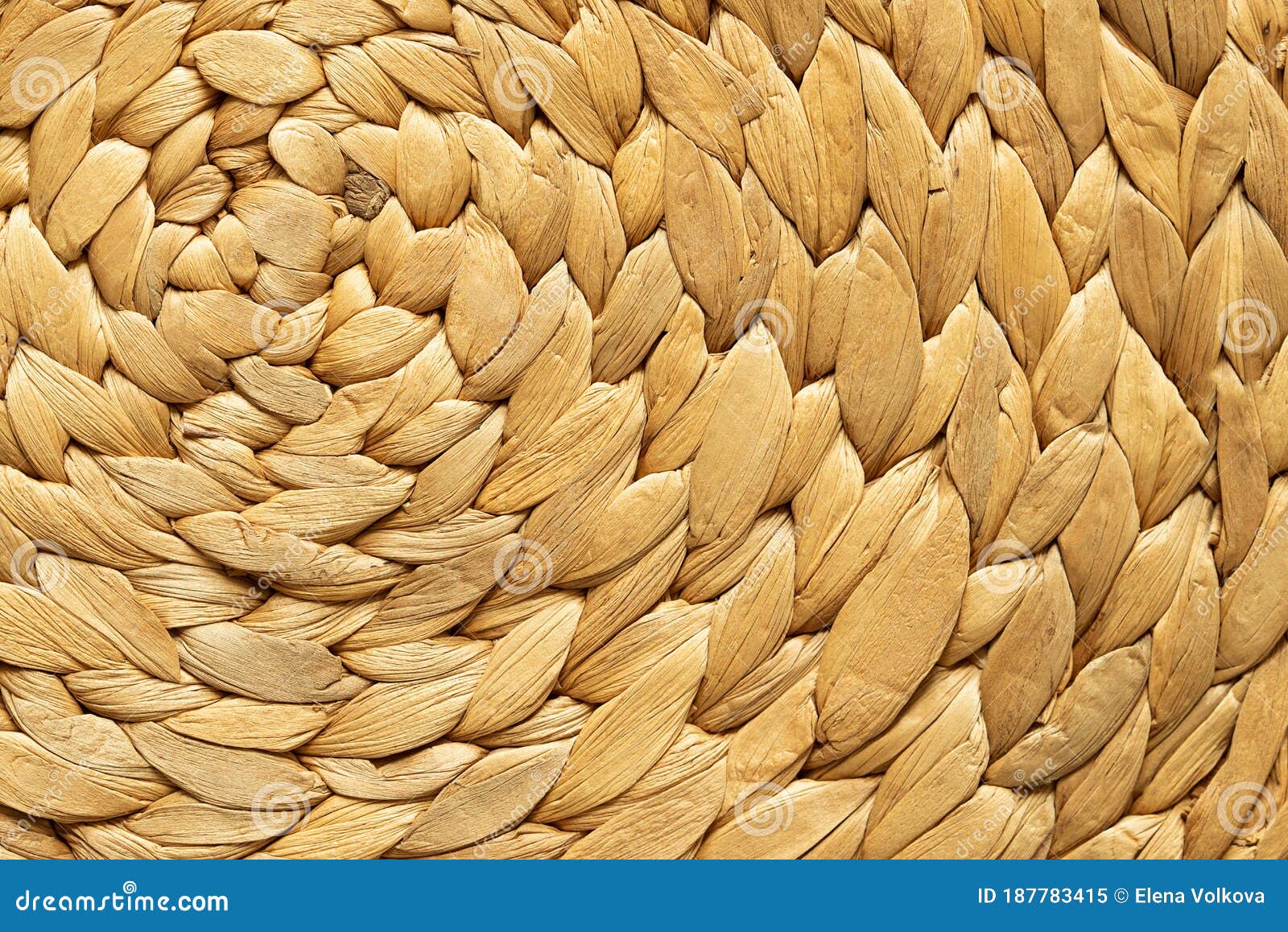 Close-up of a Wicker Basket Texture Stock Image - Image of macro ...