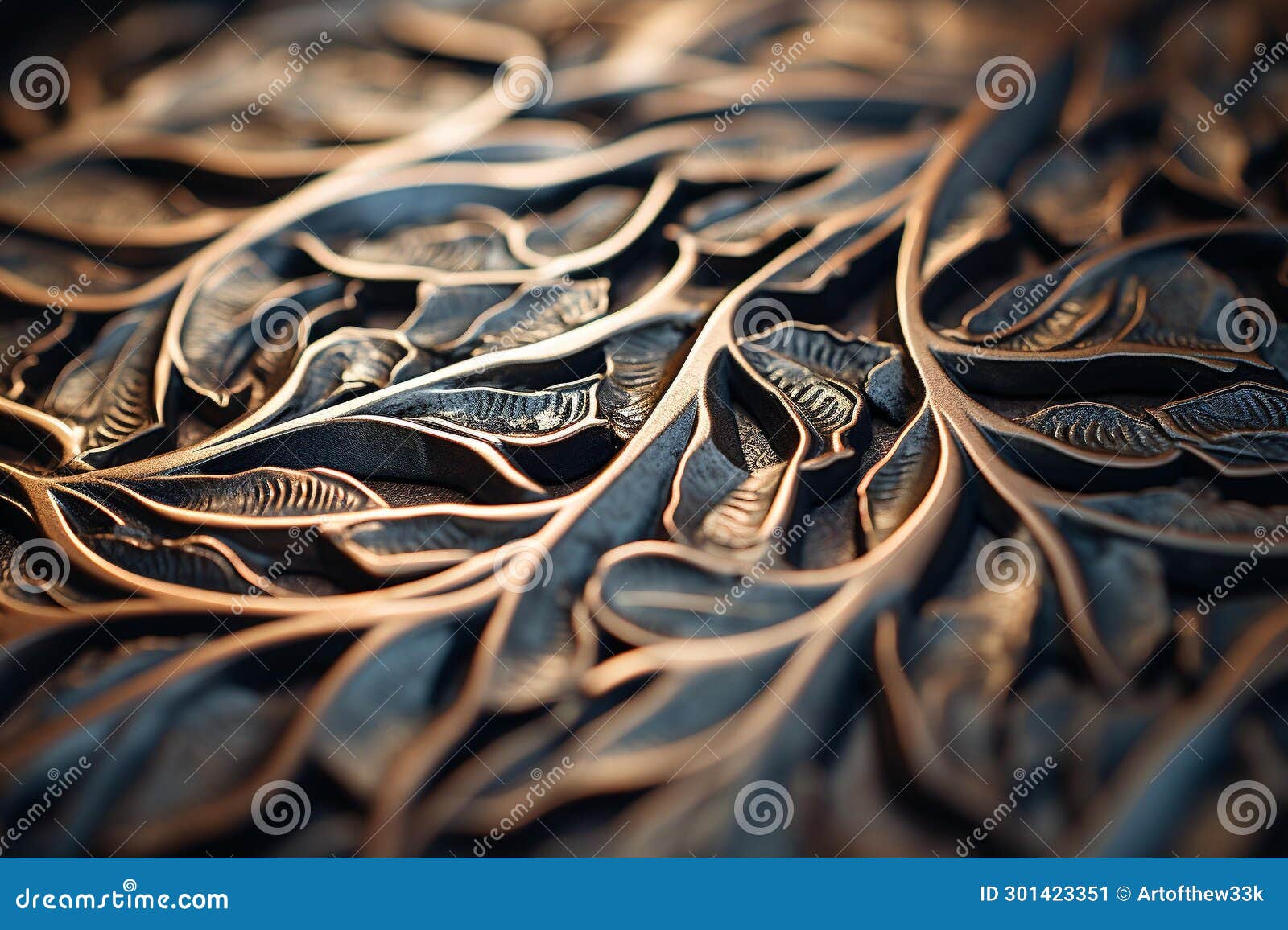 A Close-up of a Textured Surface or Object, Such As Metal or Stone ...