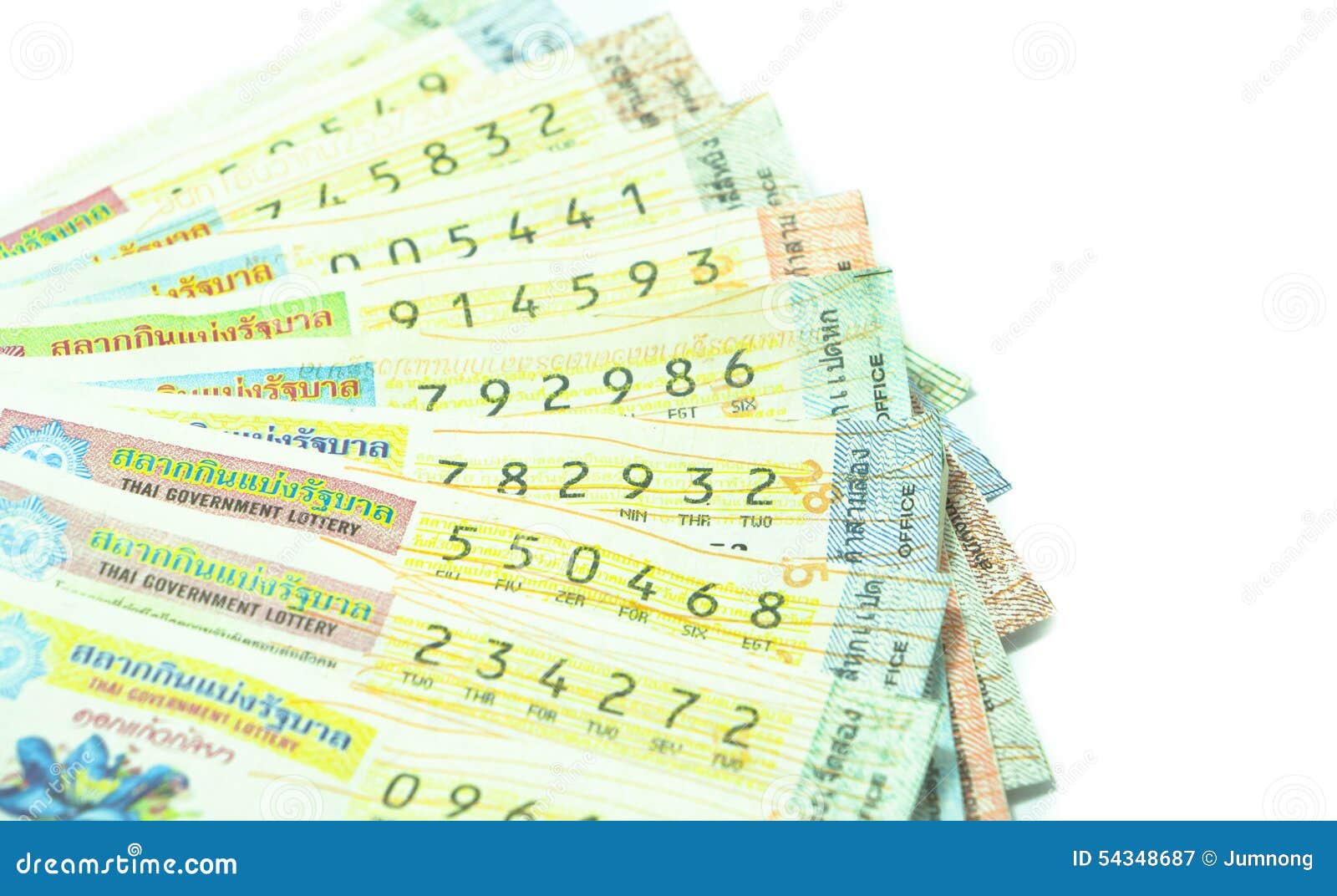 Close Up of Thai Lottery Tickets Editorial Photography - Image of ...