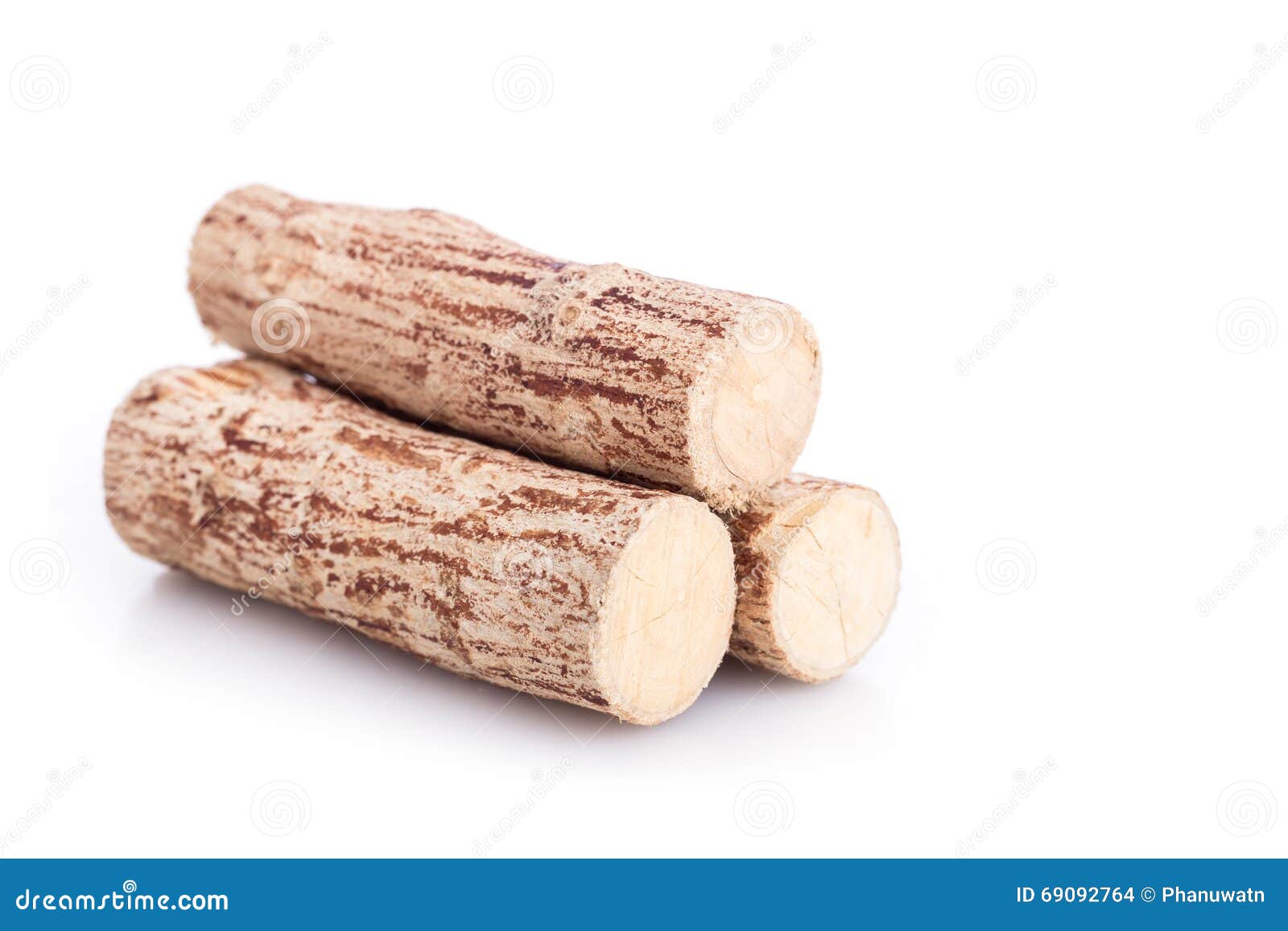 Thanaka Wood On White Background Background. The Tanaka Is Popular With ...