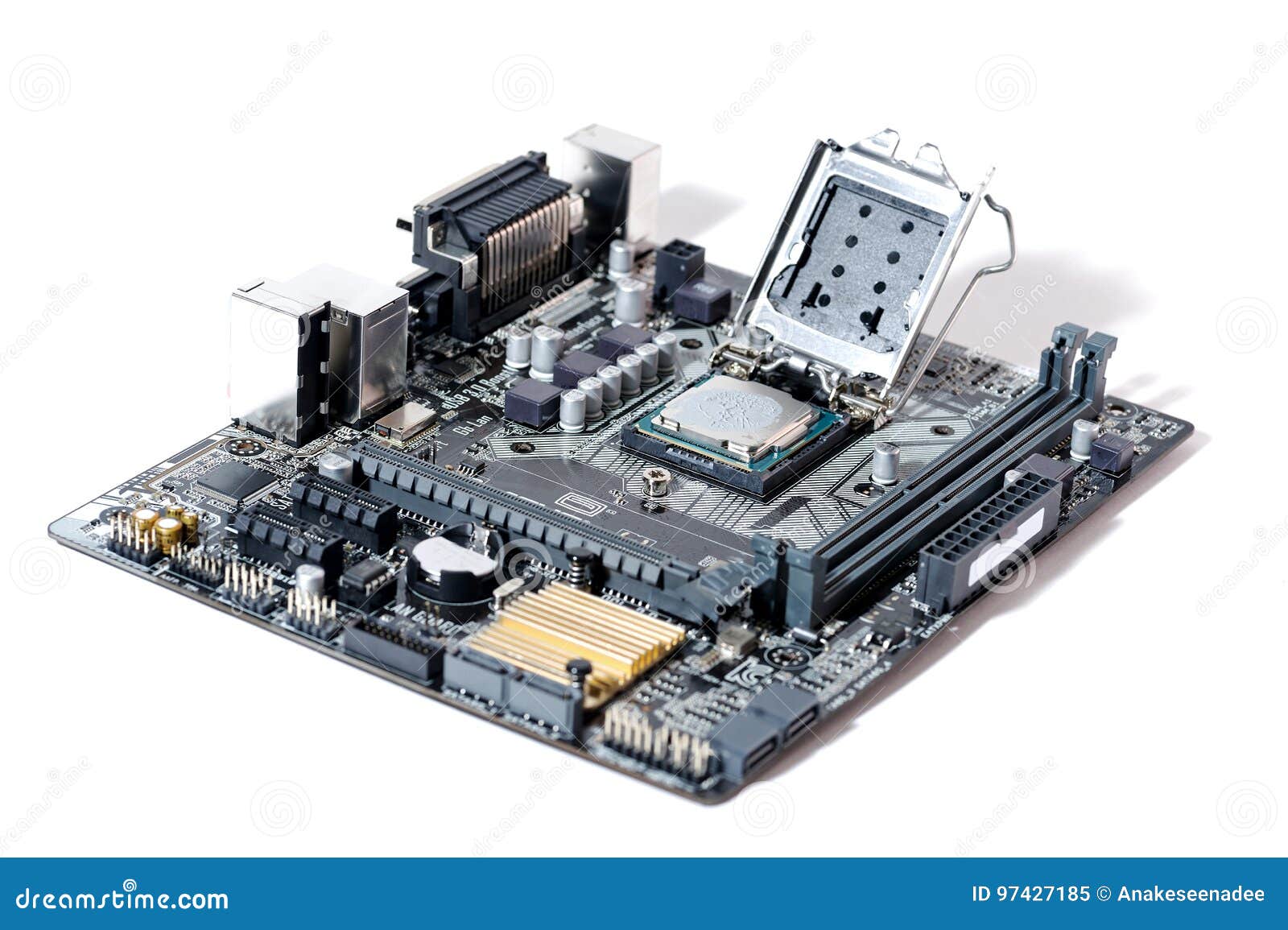 Close-up Thermal compound stock image. Image of detail - 97427185