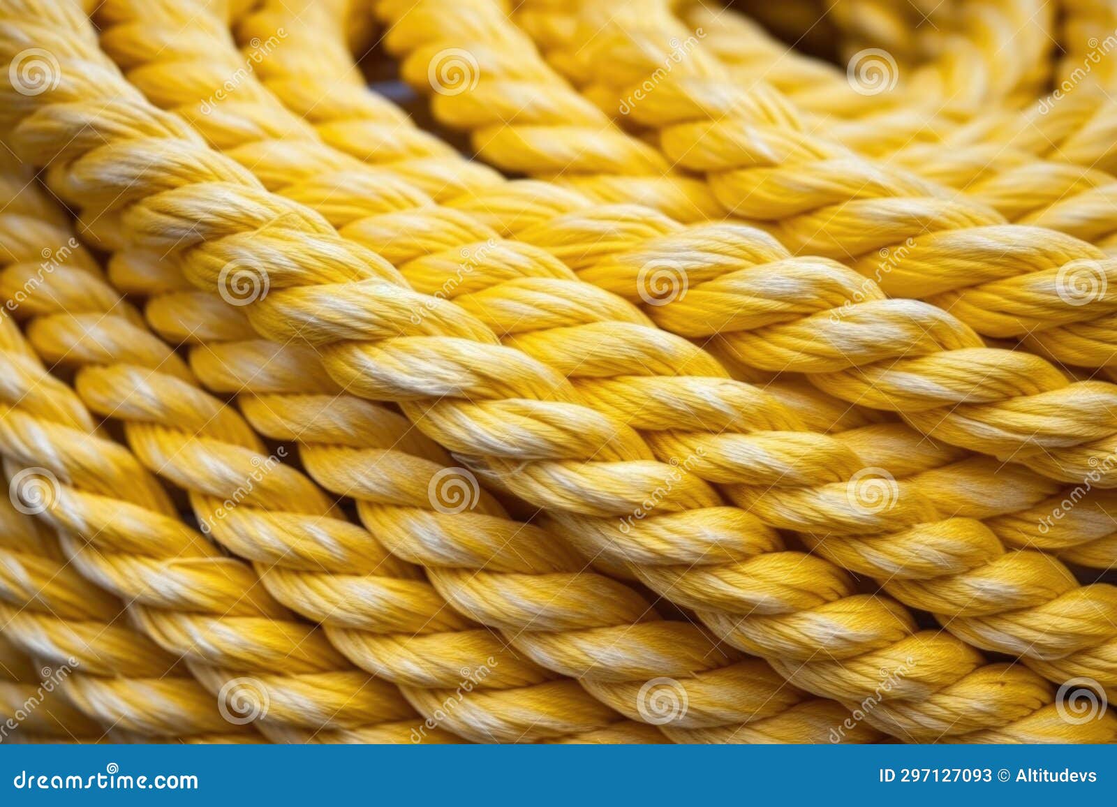 Close-up of Thick Rope Used in Sailmaking Stock Image - Image of ...
