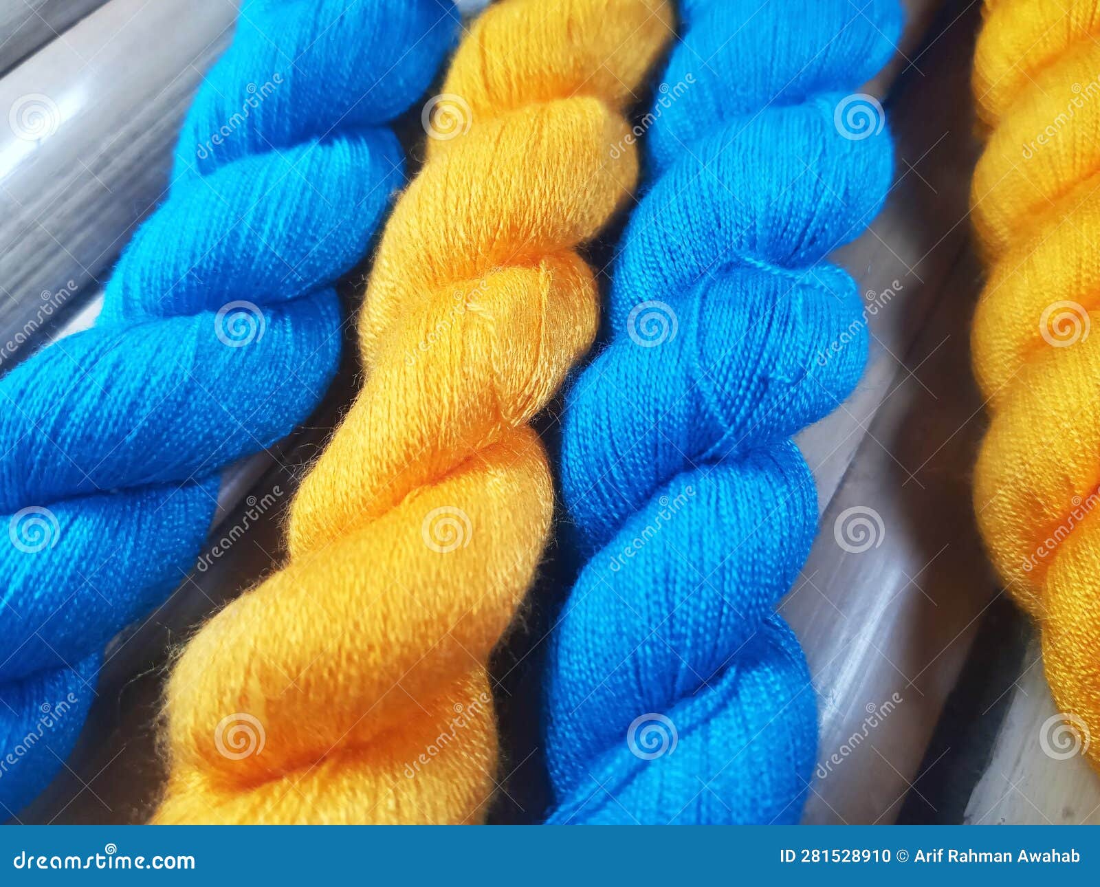 Bundles of Threads during the Process of Making Traditional Indonesian ...