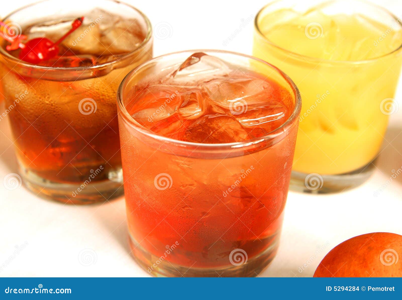 Close Up Three Mixed Drinks Stock Photo - Image of mixed, breeze: 5294284