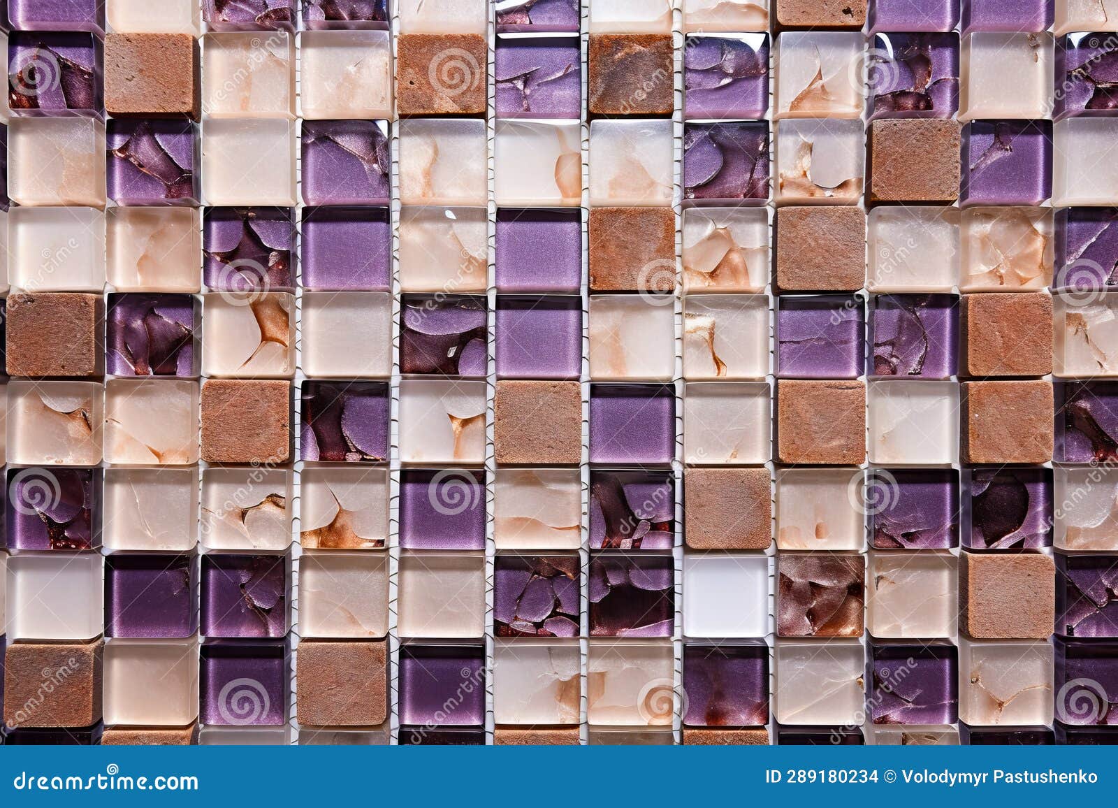 Close Up of Tile Wall with Different Colors of Tiles. Generative AI ...