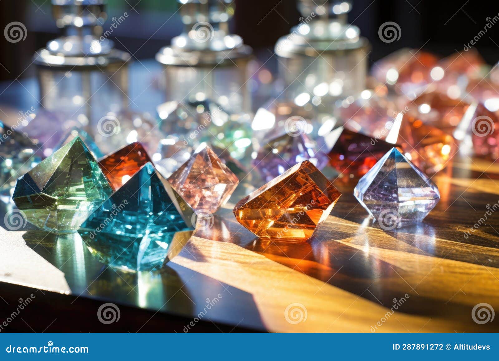 Close-up of Time Crystal Samples on a Lab Table Stock Photo - Image of ...