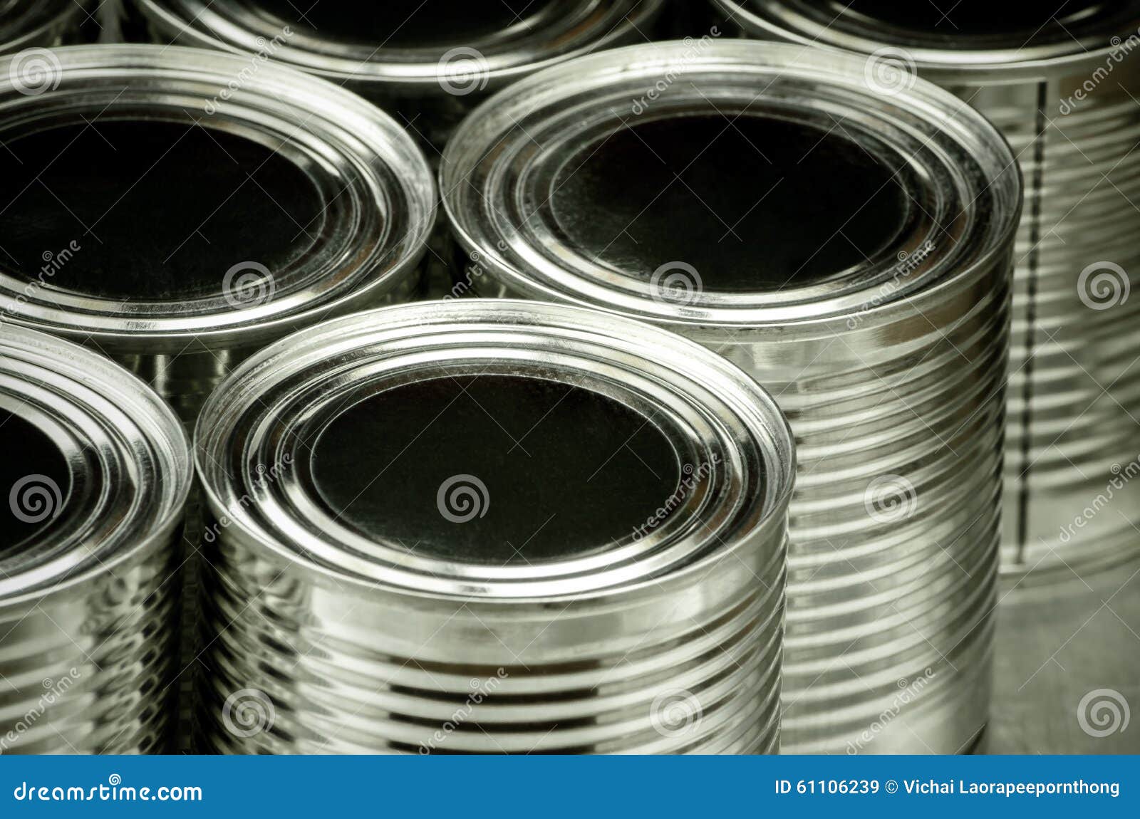Close Up of Tin Cans for Food Stock Image - Image of composition, memo ...