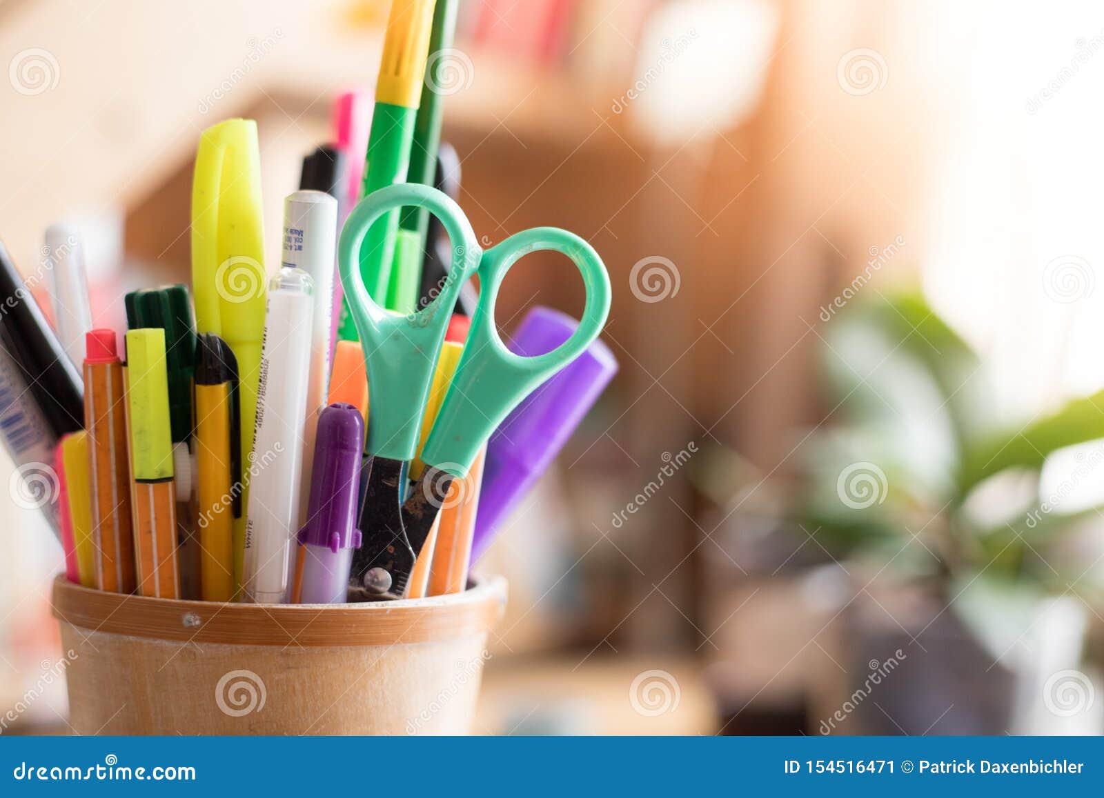 Close Up of Tinker Equipment: Creativity and Art on a Desktop Stock ...