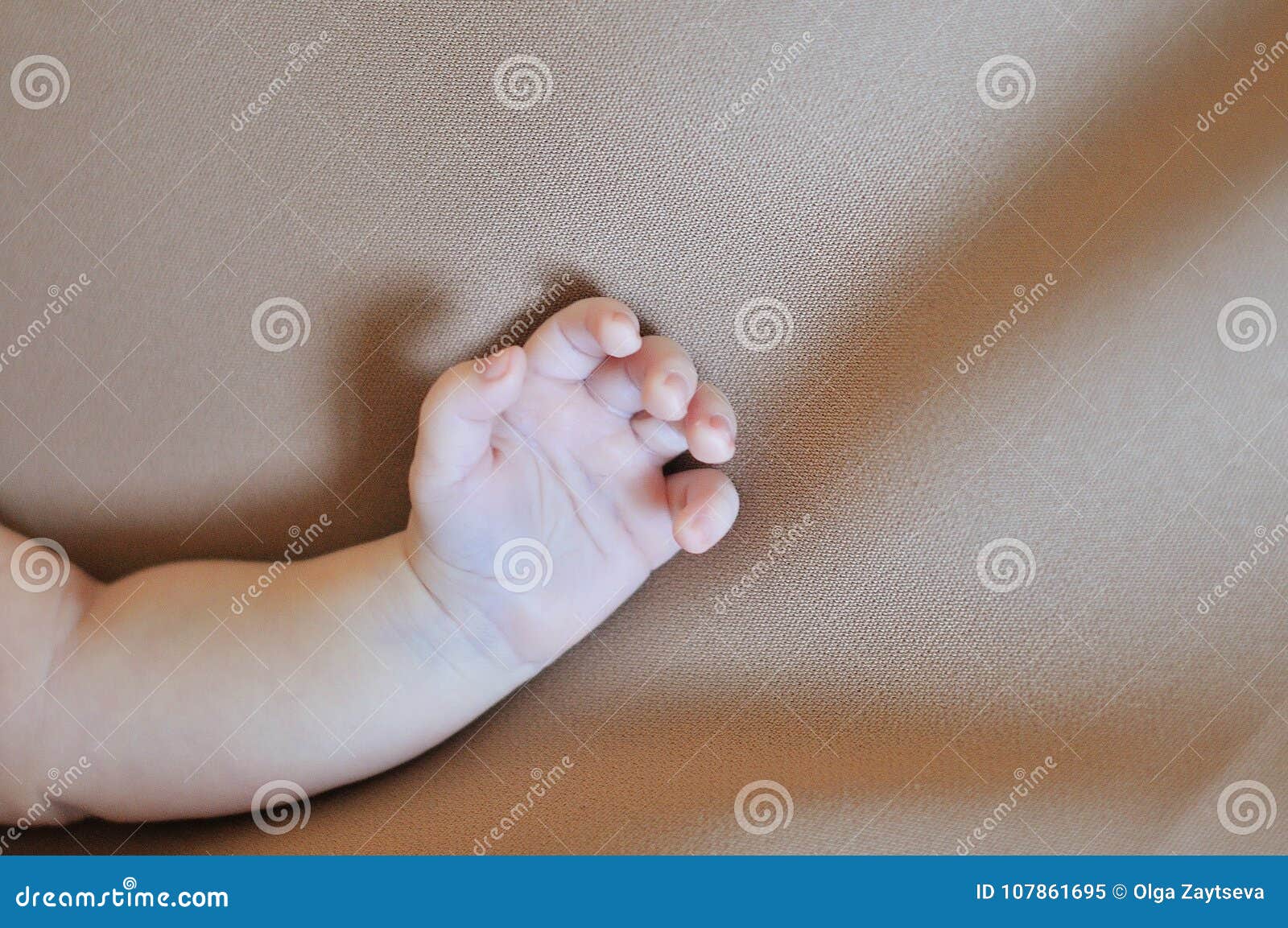 A Close-up of Tiny Baby Hand Stock Image - Image of life, affectionate ...