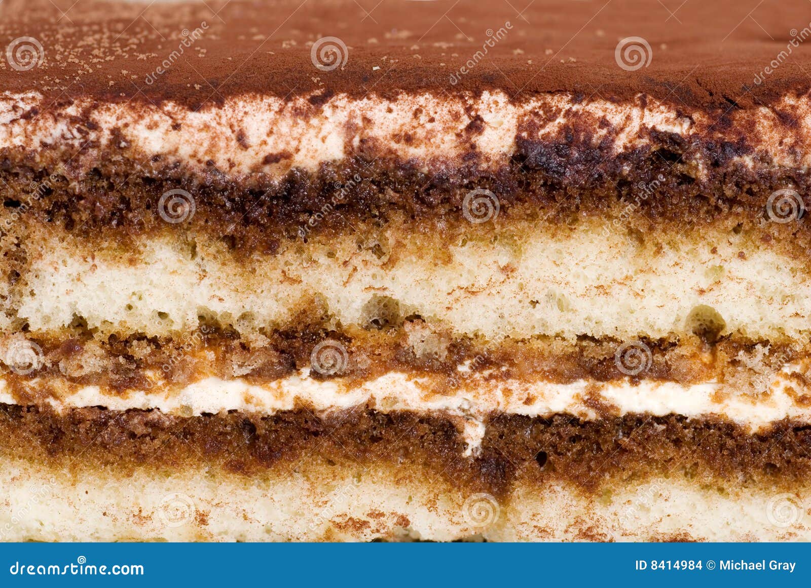 Close Up Tiramisu Cake Making A Background Stock Photo - Image of ...
