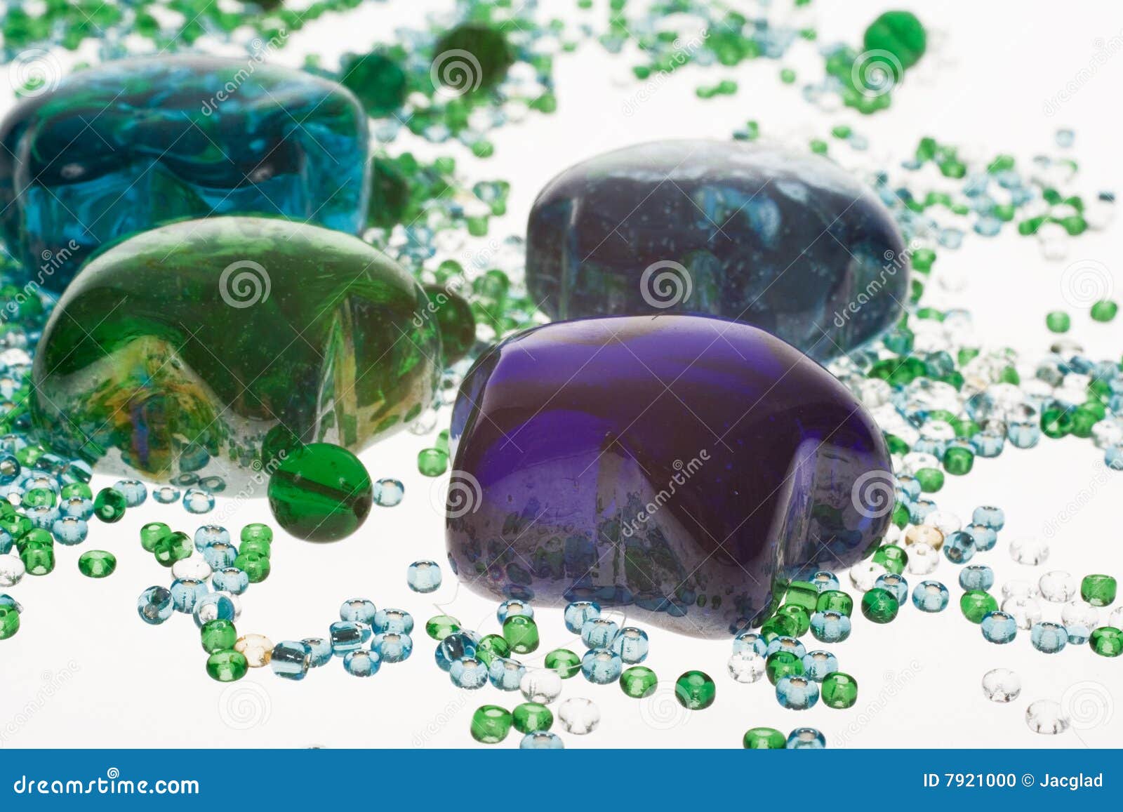 Close up to glass stones stock photo. Image of studio - 7921000
