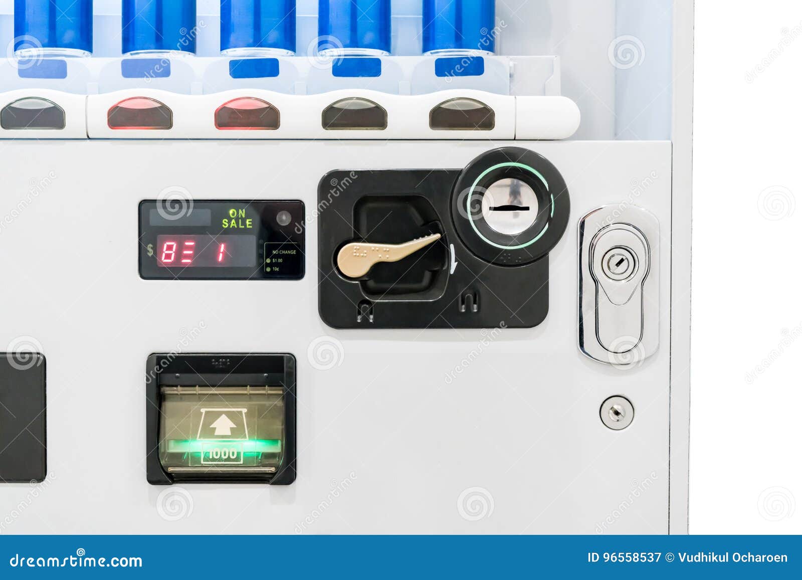 Close-up To the Vending Machine Stock Image - Image of cold, bank: 96558537
