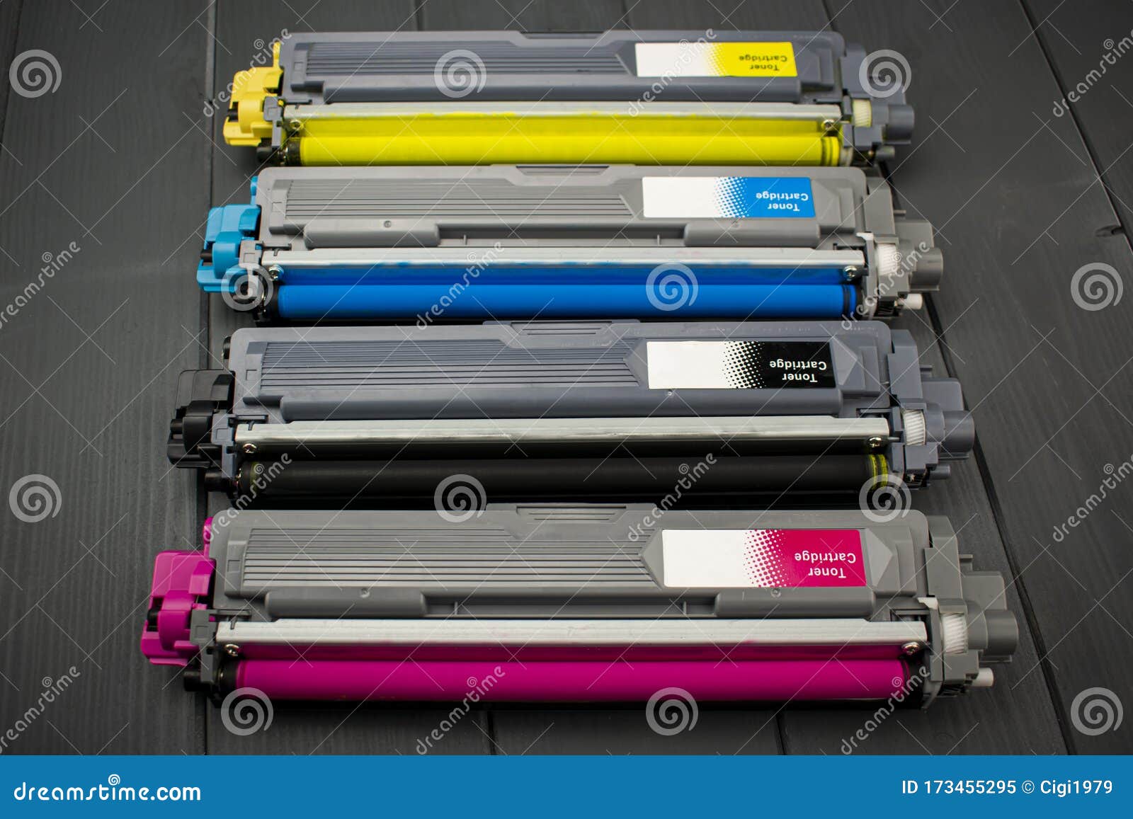 Close-up of Toner Cartridges for a Laser Printer Stock Image - Image of ...