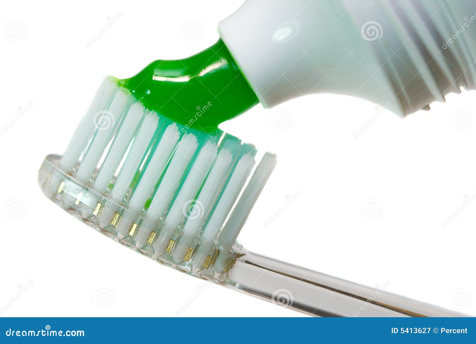 Close-up Tooth-brush with Tooth-paste Stock Image - Image of decay ...