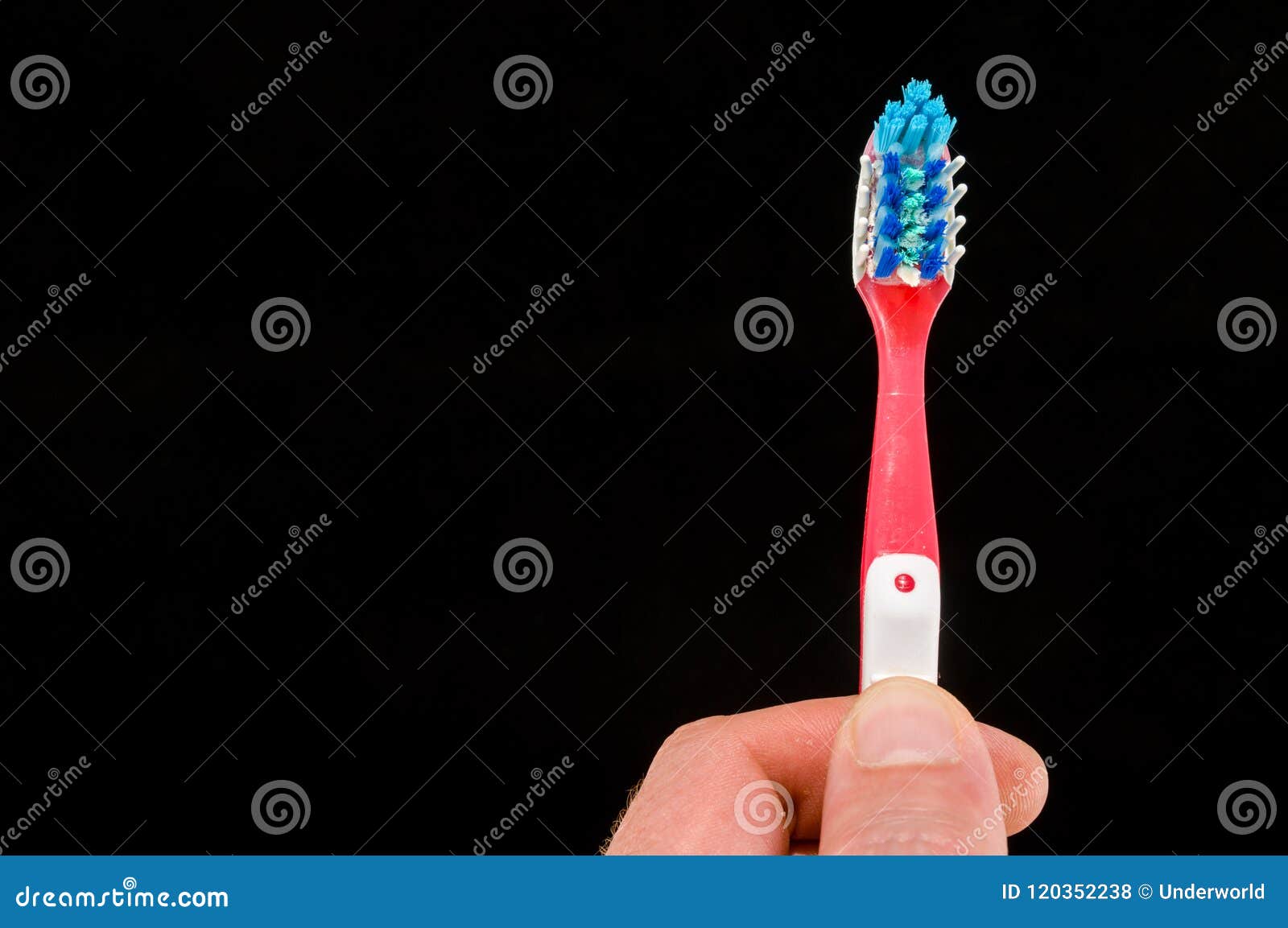 Close-up of toothbrush stock photo. Image of toothbrush - 120352238