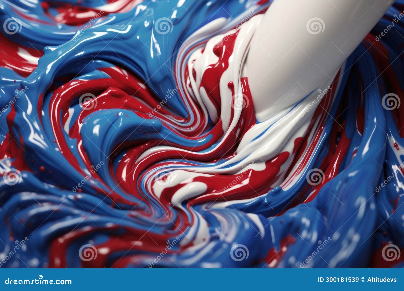 Close-up of Toothpaste Being Squeezed Out in a Swirl Pattern Stock ...