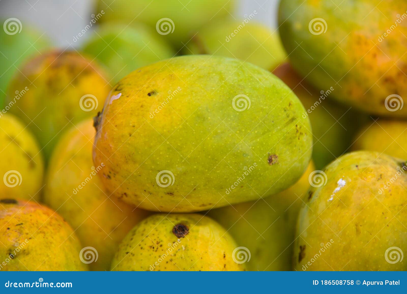 Close Up Top Angle Photo of Bunch of Mangoes Stock Photo - Image of ...