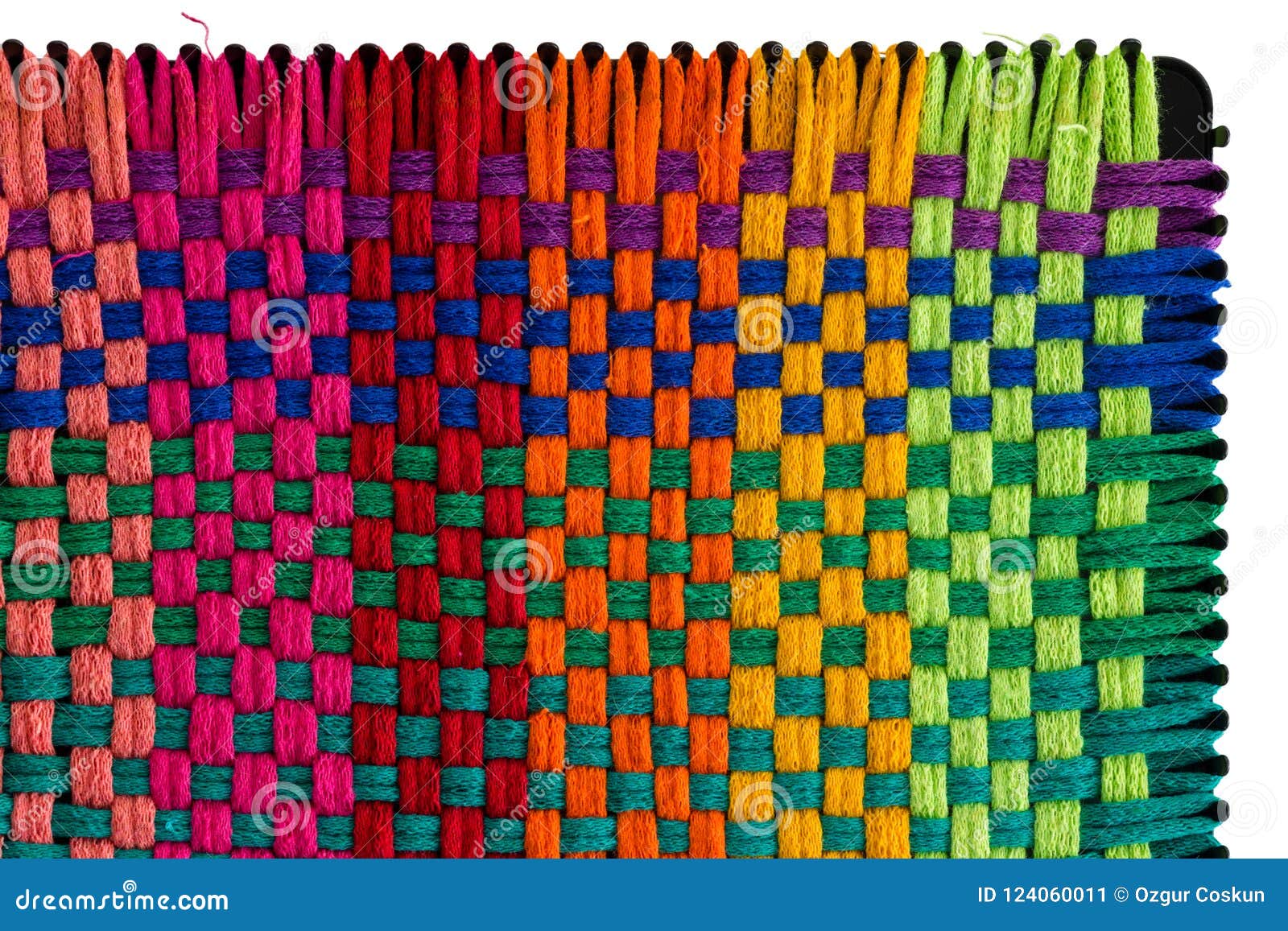 Close Up on Top Right Corner of Weaving Guide Stock Image - Image of ...