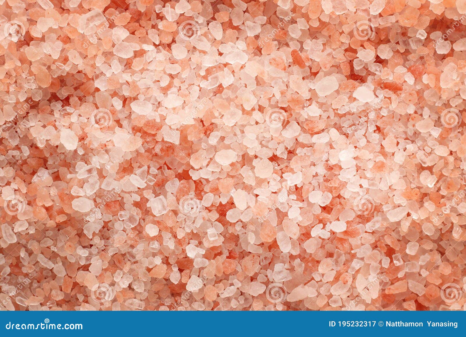 Close Up Top View of Himalayan Pink Salt Texture Background with High ...