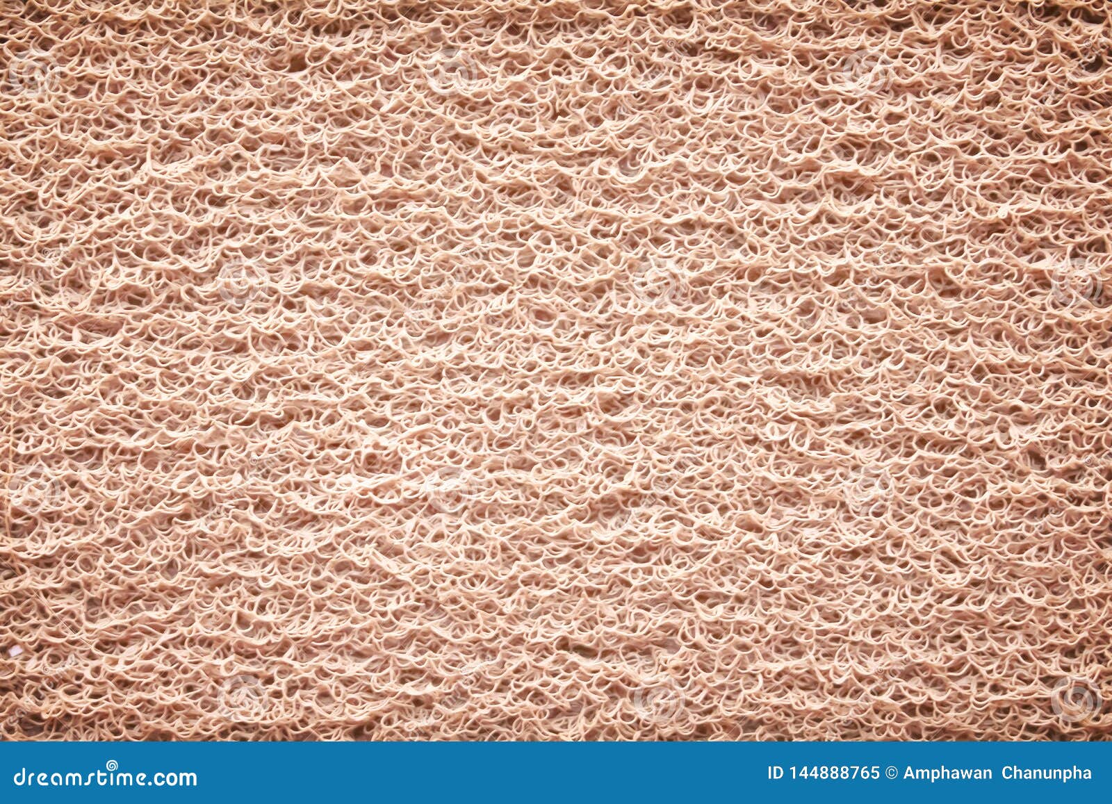 Top View Light Brown Rubber Doormat Texture with Curly Seamless ...