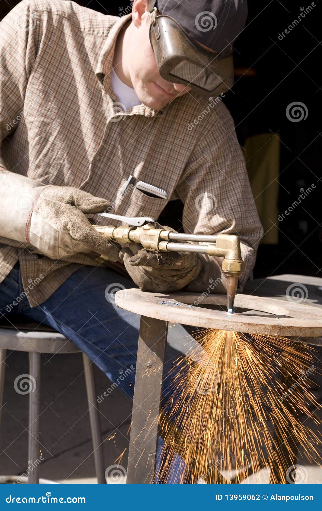 Close up torch cut stock photo. Image of cutting, metal - 13959062