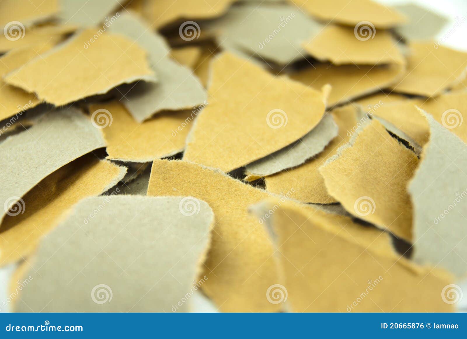 Close up torn brown paper stock photo. Image of paper - 20665876