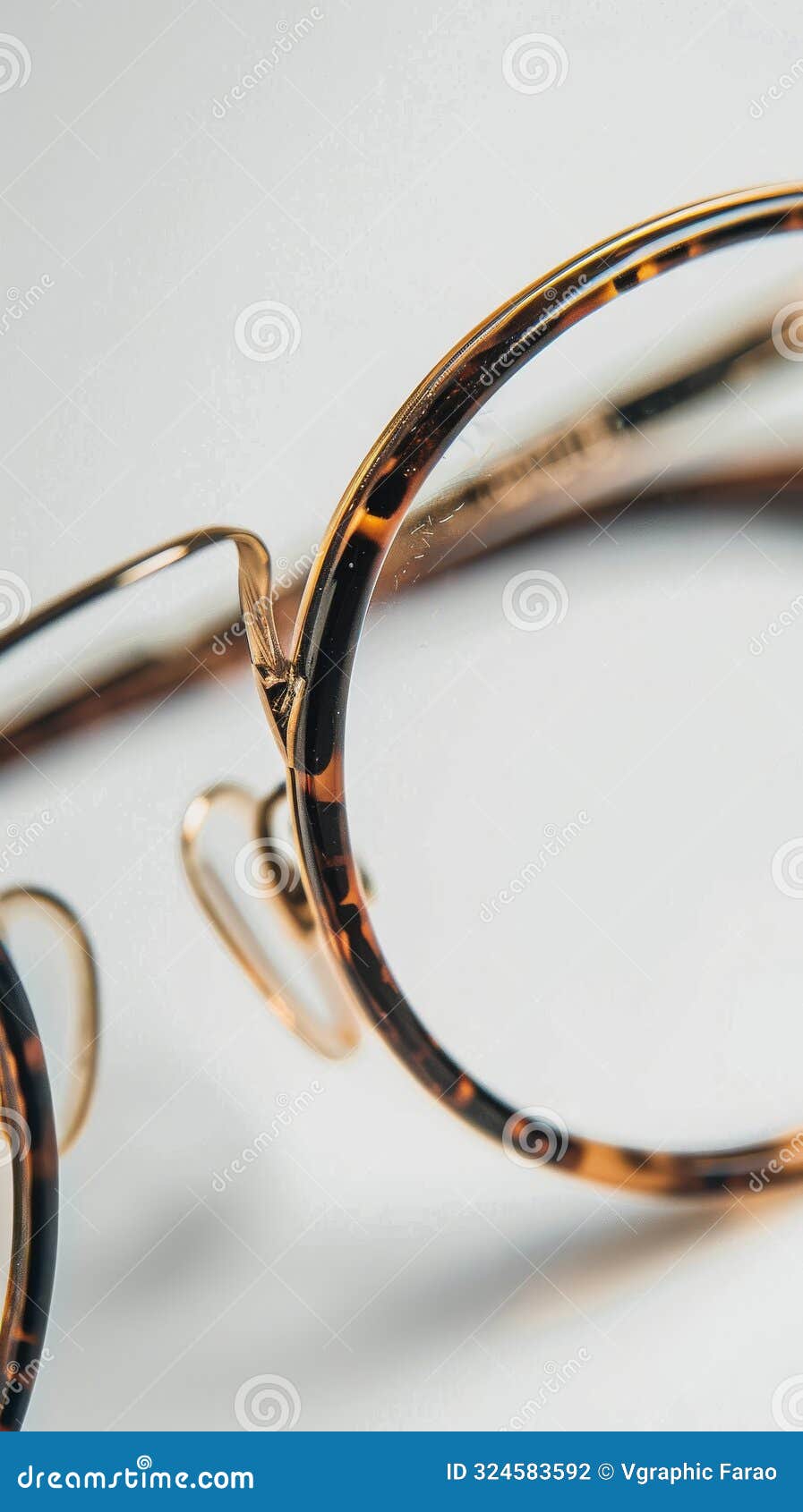 Close-up of Tortoiseshell Eyeglass Frames Stock Photo - Image of ...