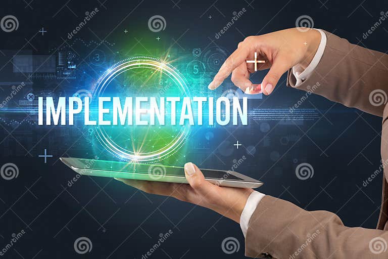 Close-up of a Touchscreen, New Tech Concept Stock Image - Image of ...