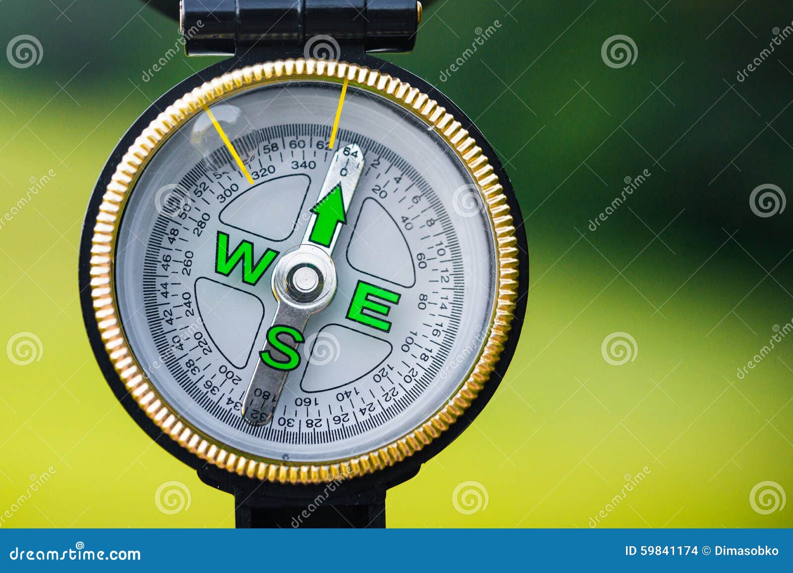 Close Up of Tourism Compass Stock Photo - Image of holding, east: 59841174