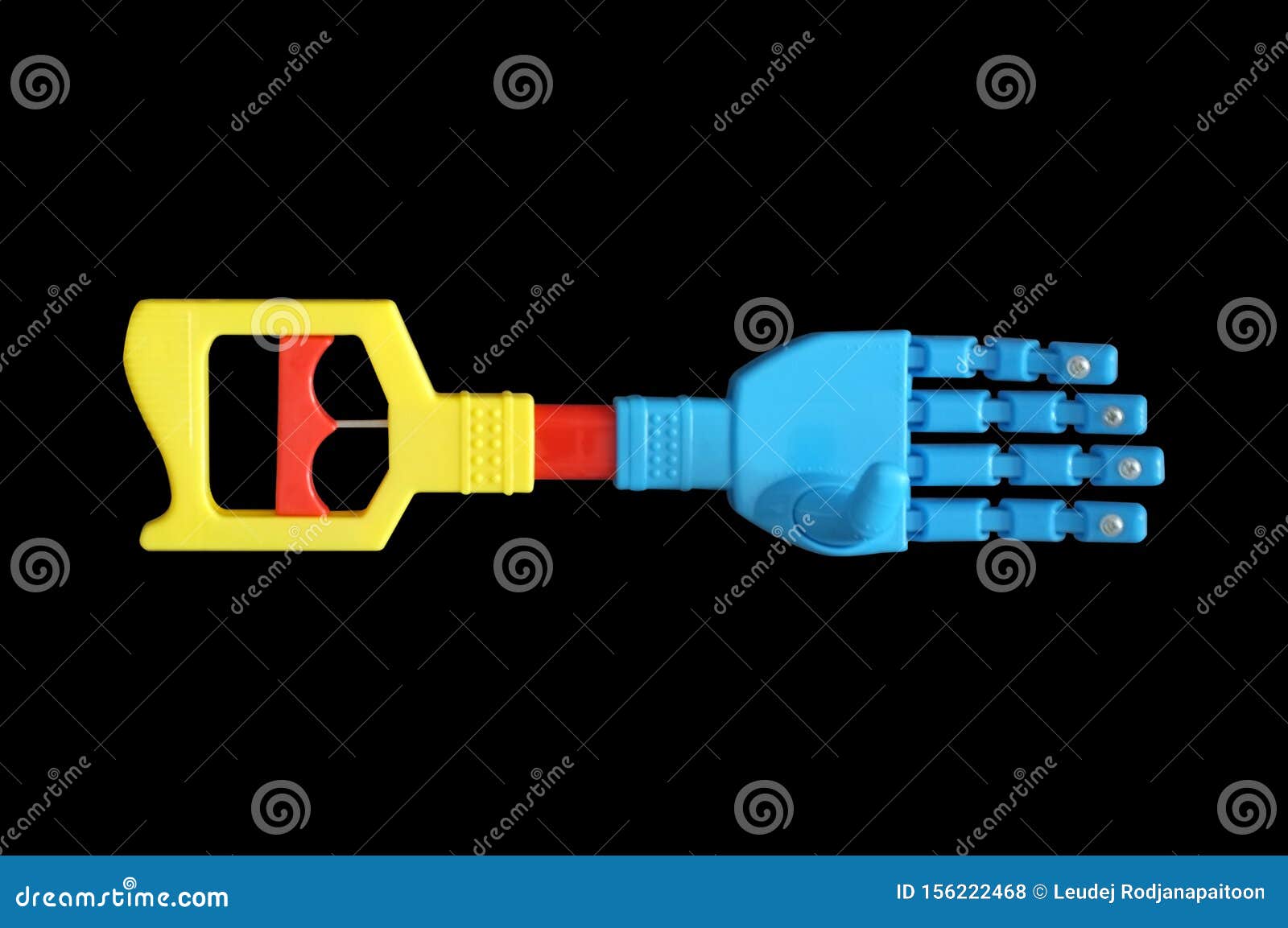 Close Up of Toy Robot Hand . Concept Hitech , Funny Stock Photo - Image ...