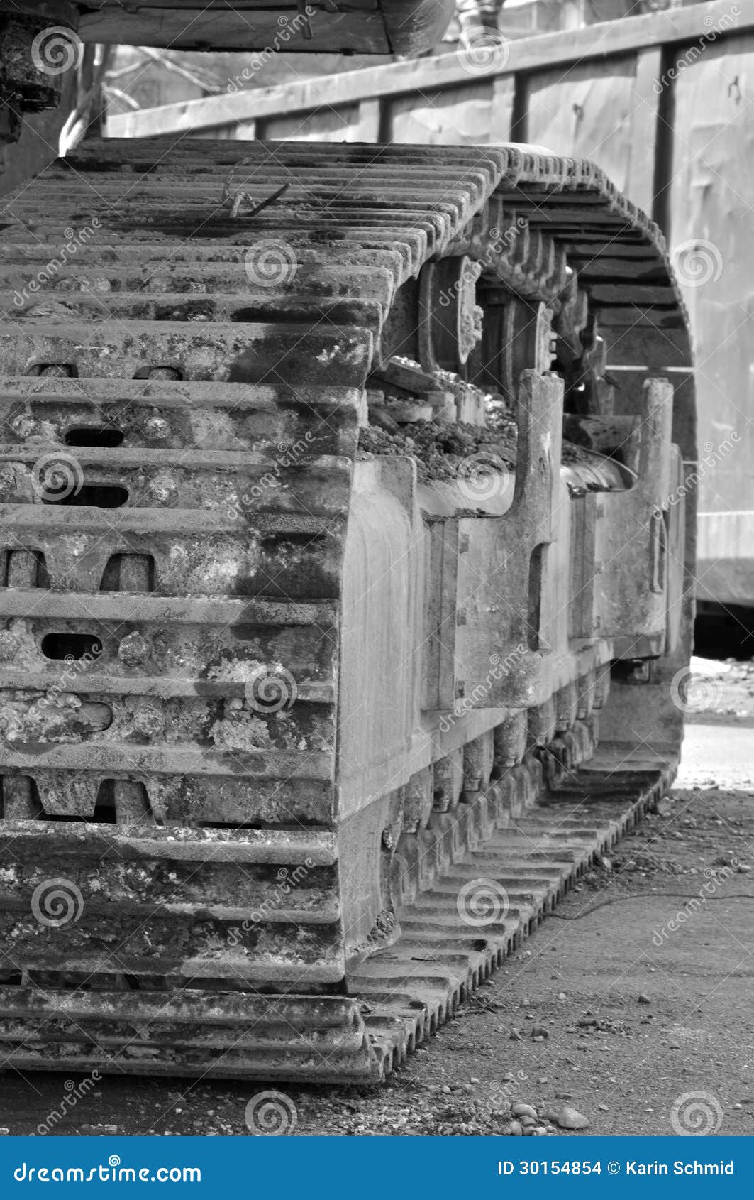 Track Chain - Bulldozer Detail Stock Photo - Image of earthmover, power ...