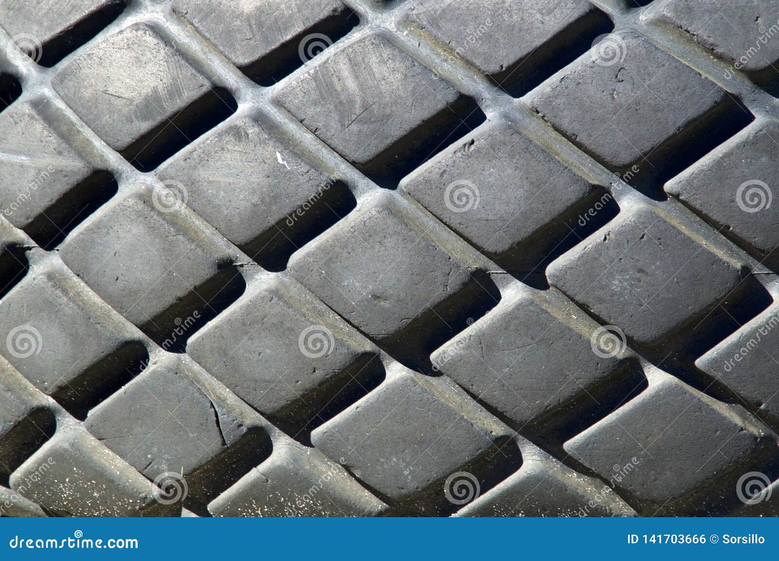Close Up of Tractor Tire Tread in Sunlight Stock Photo - Image of ...