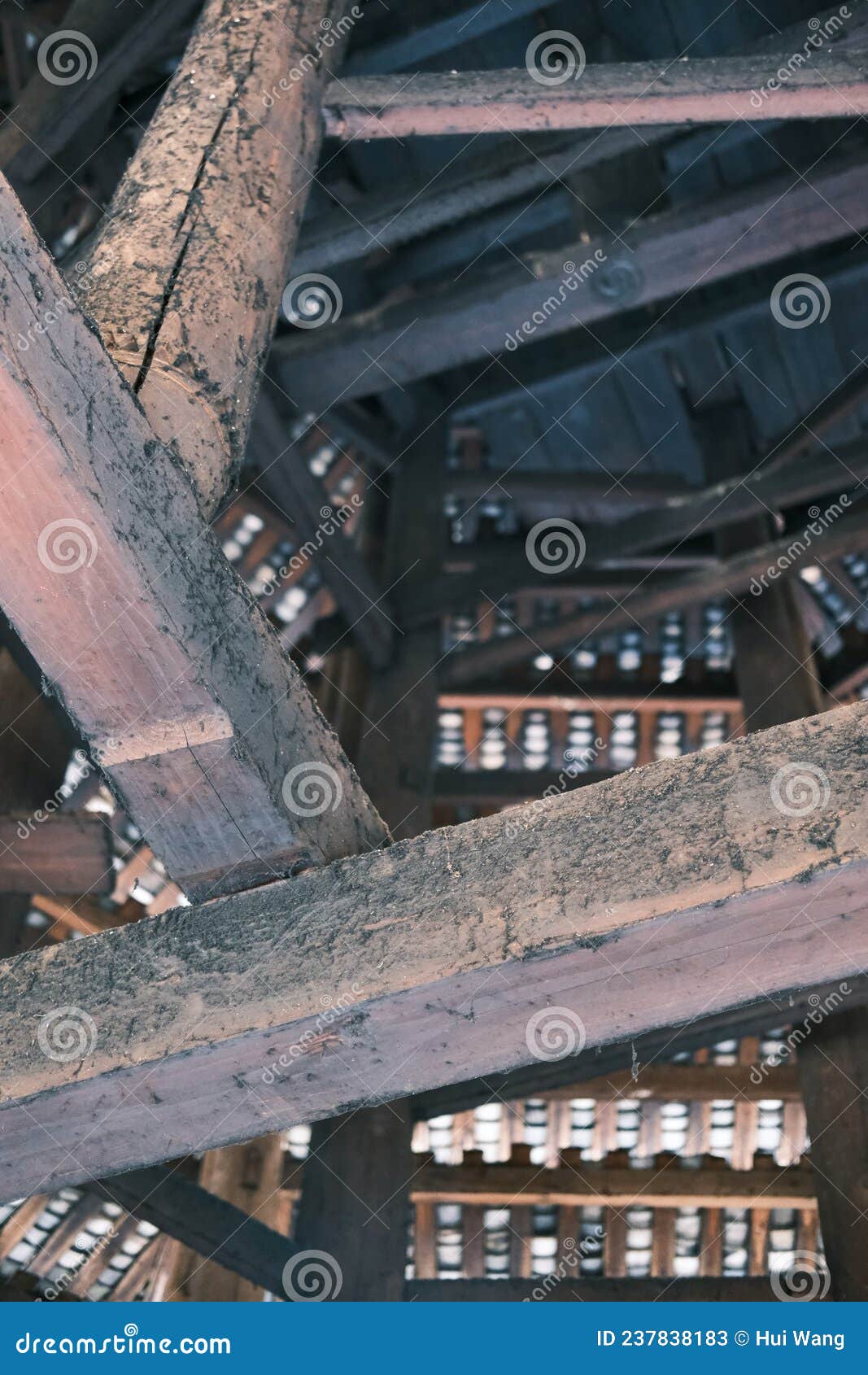 Old Traditional Log Cabin Rotting In Yukon Taiga Royalty-Free Stock ...