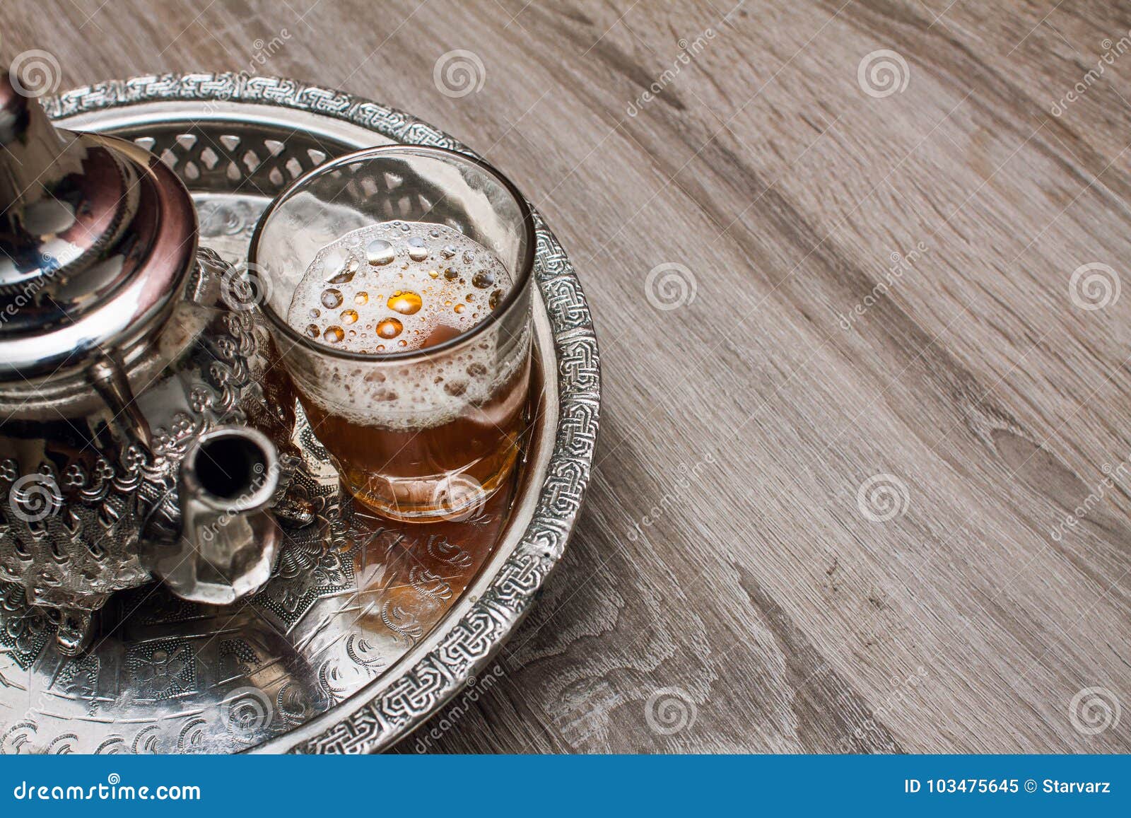 Traditional moroccan tea stock image. Image of islam - 103475645