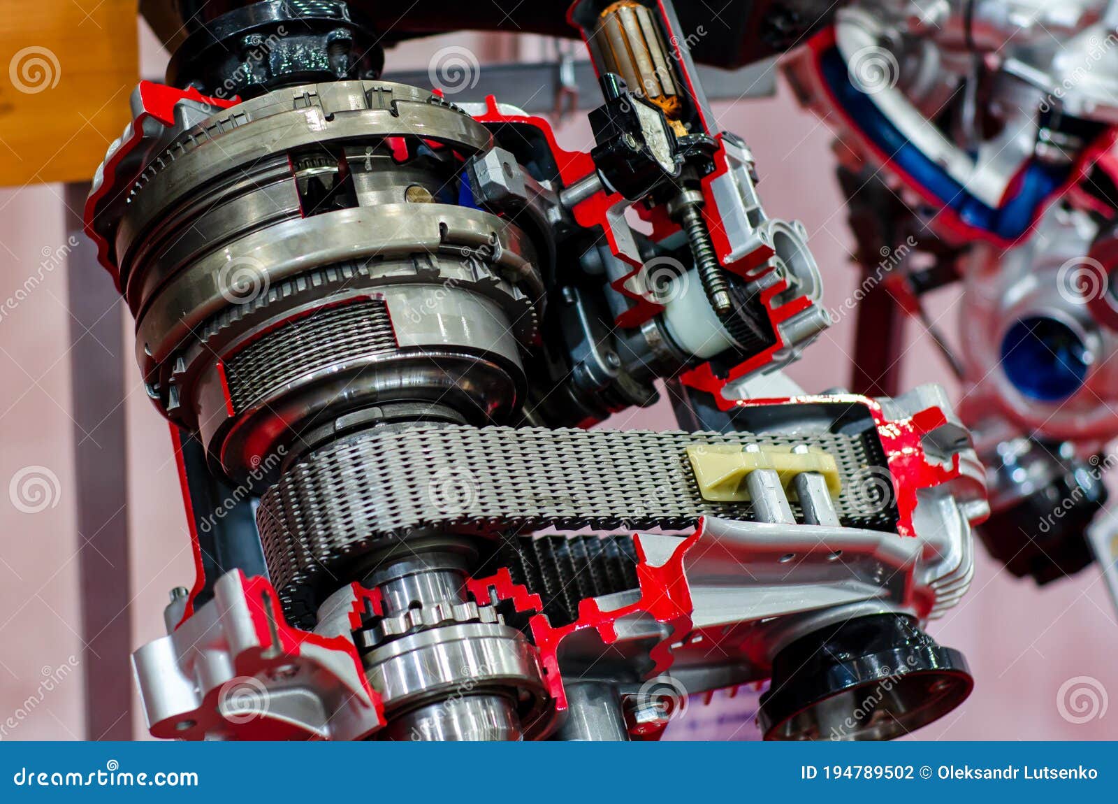 Close-up of Transfer Case Cross Section Stock Photo - Image of ...