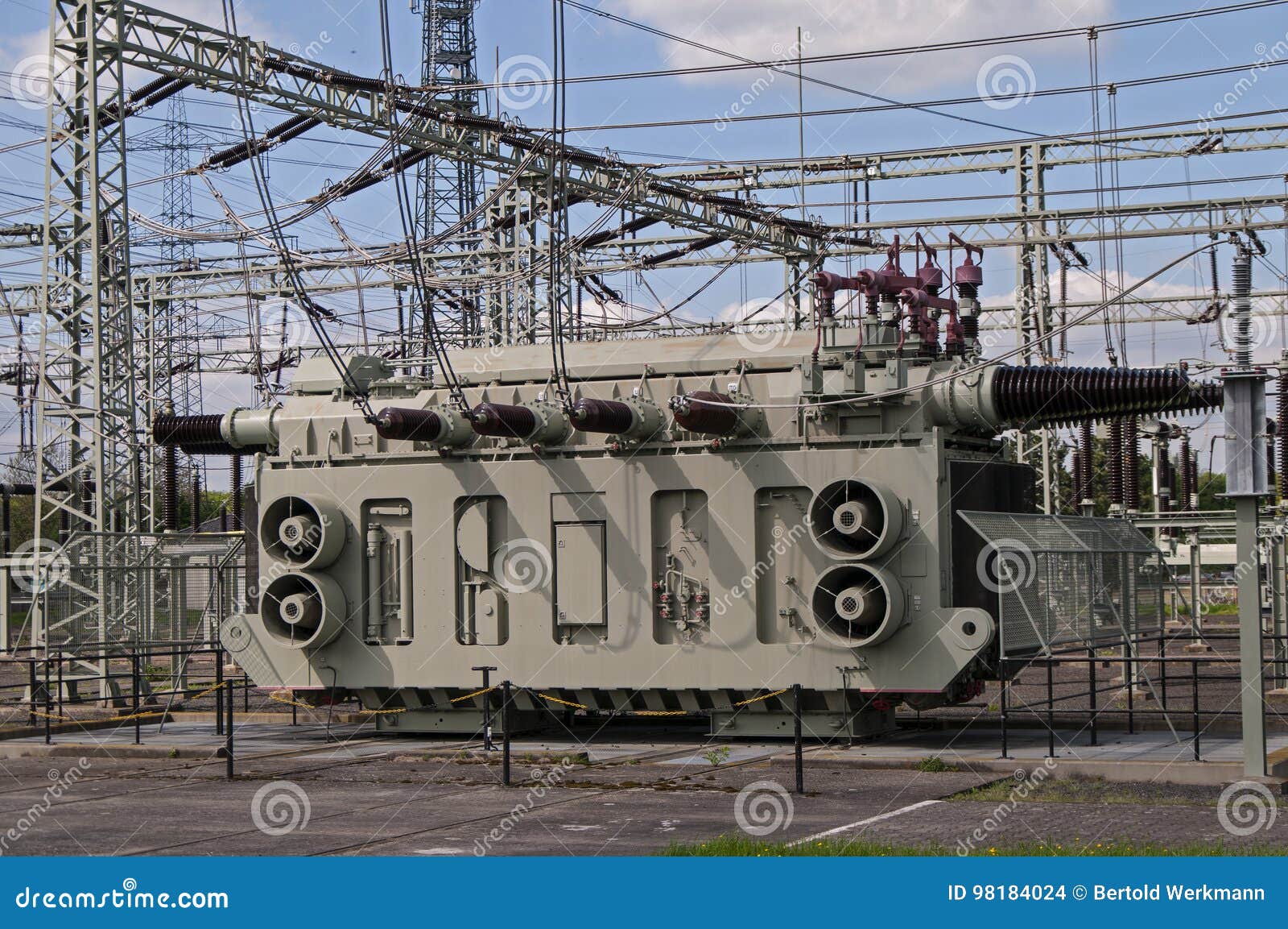 Transformer Station - Electrical Substation Stock Photo | CartoonDealer ...