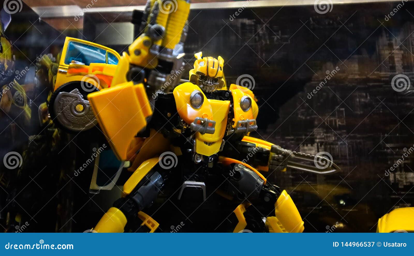 Close Up of Transformers BumbleBee Figure Editorial Photography - Image ...