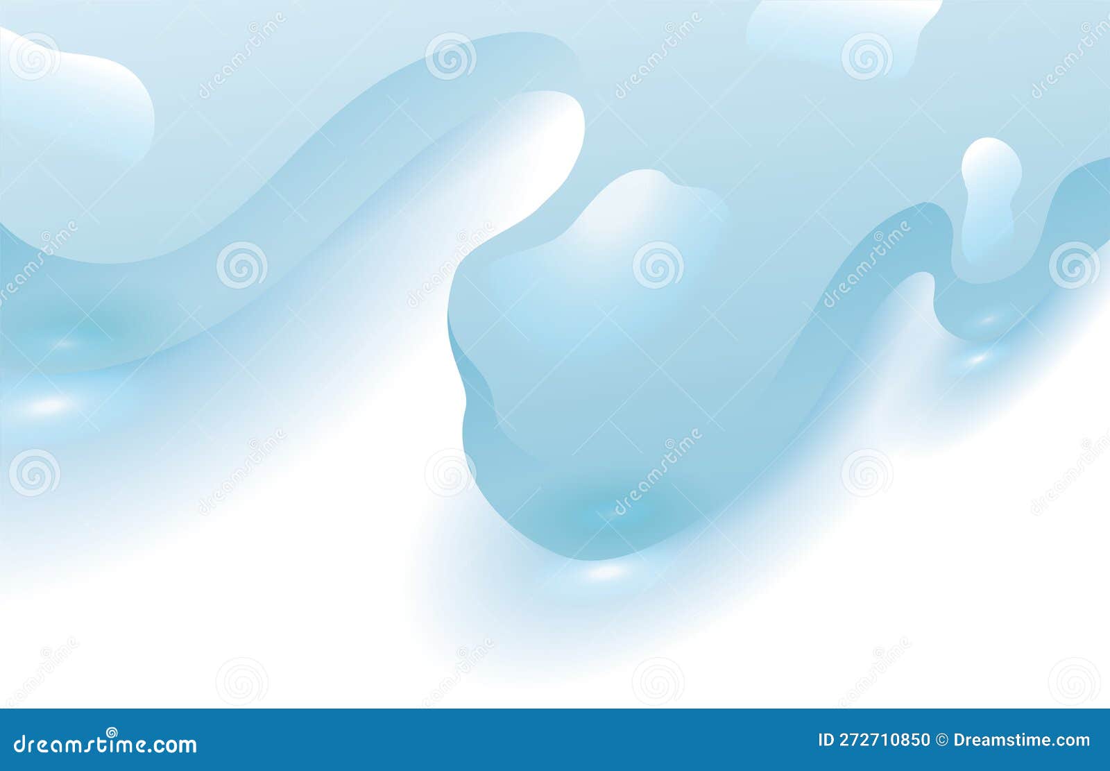 Close-up of Translucent Water Splash Over White Background, Vector ...