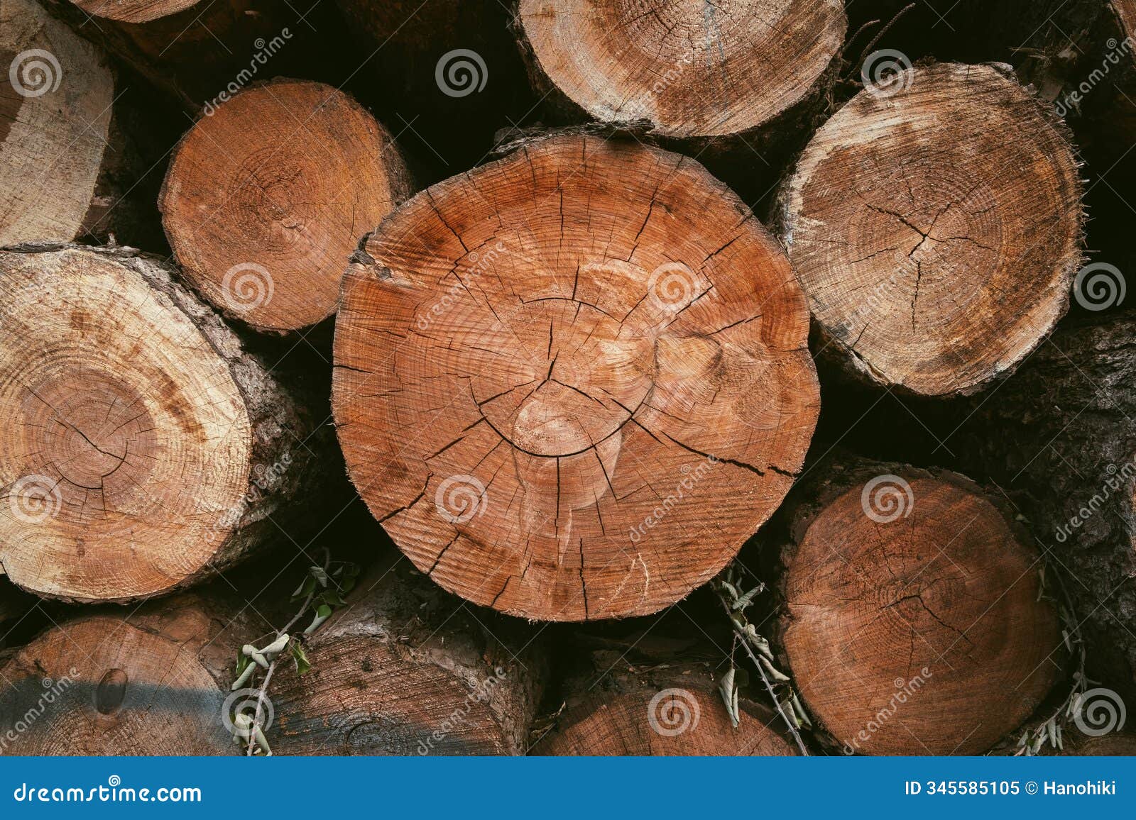 Close-Up Of Tree Logs. Stacked Timber Logs , Natural Wood Texture ...