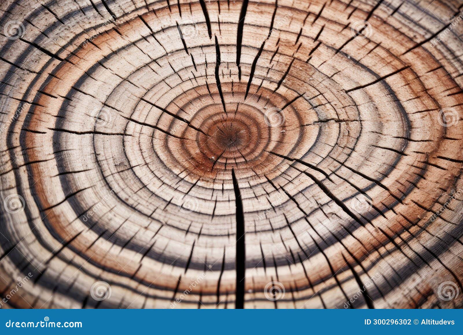 Close-up of Tree Rings in a Cut Down Tree Stock Photo - Image of wood ...